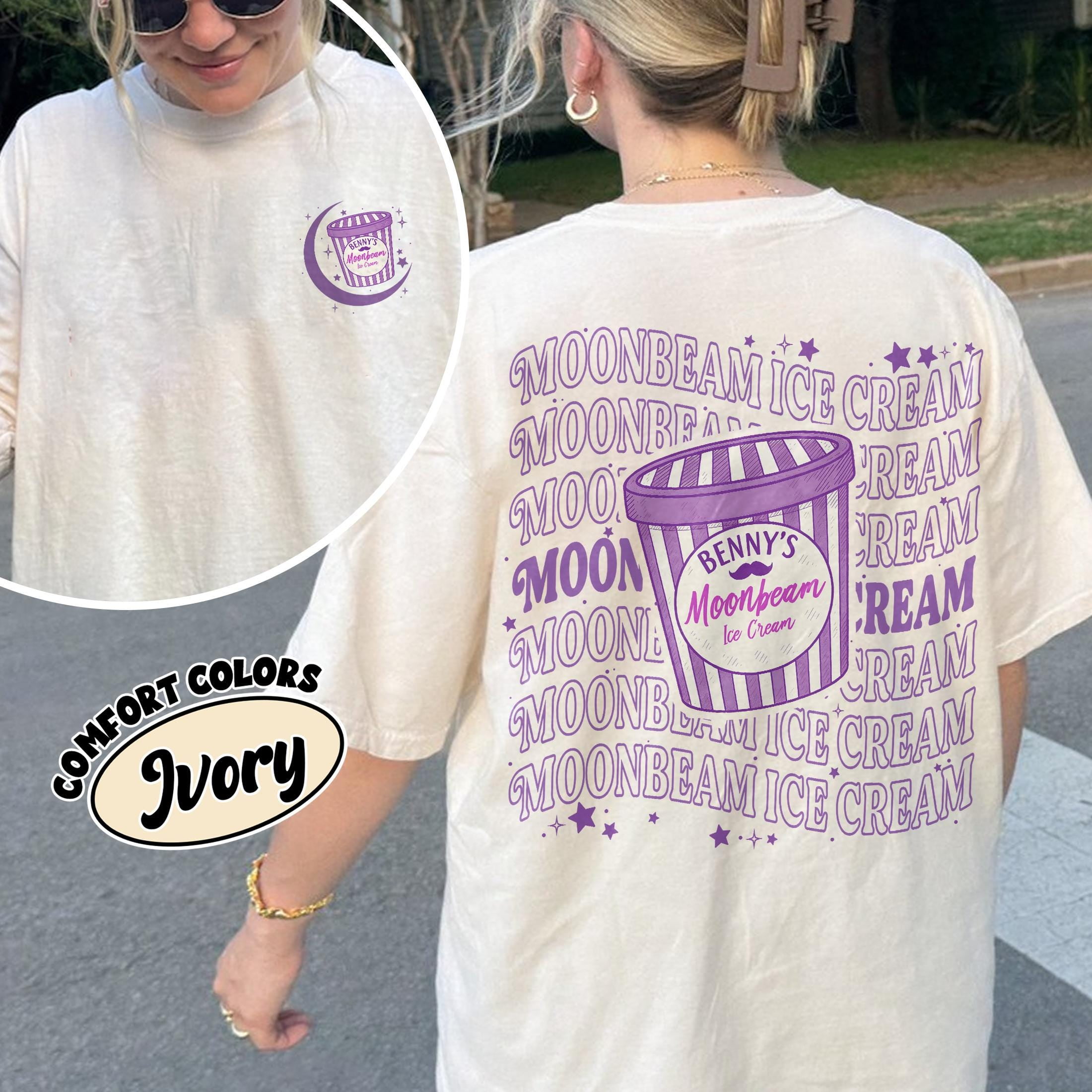 Moonbeam Ice Cream Shirt Comfort Colors, America Concert Tour T Shirt ...