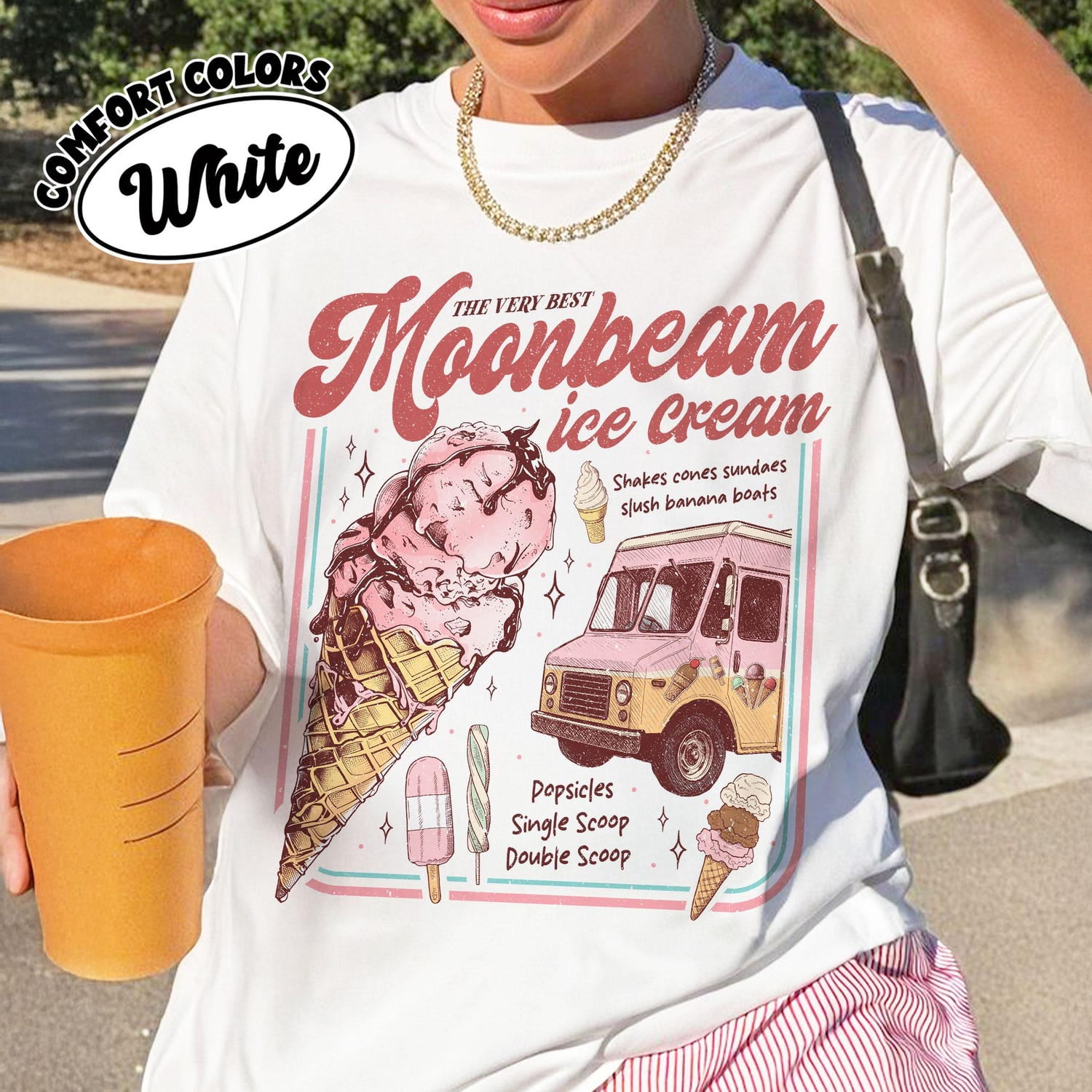 Moonbeam Ice Cream Shirt – Comfort Colors Mr. Electric 2025 Concert Tee ...
