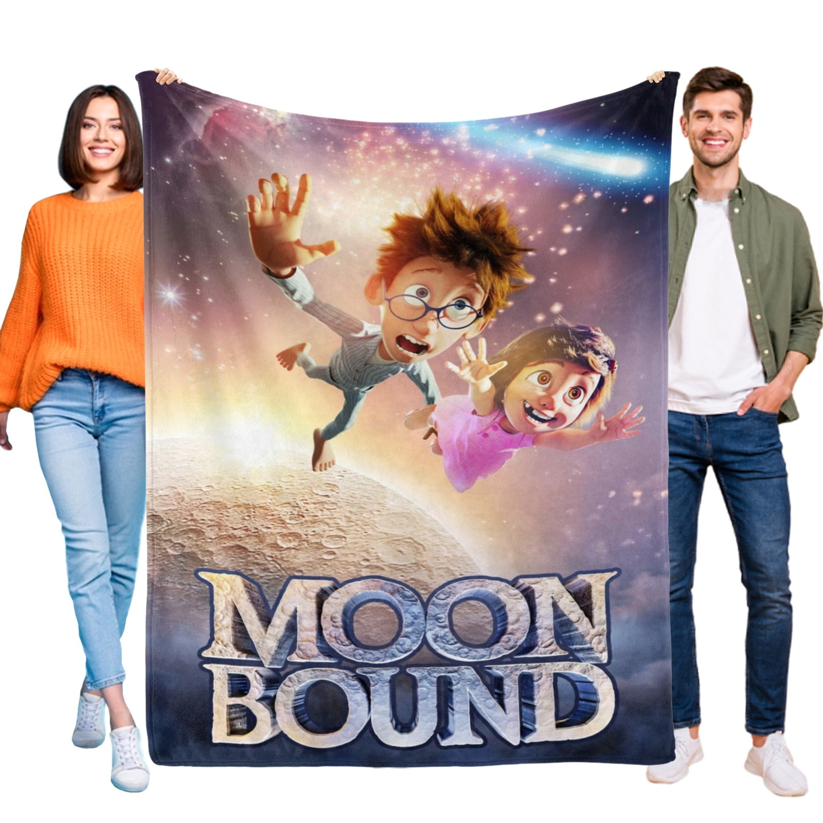 Moonbound Throw Blanket Gifts for Fans Lover Girls Boys Women Present Hoodie Him Bed 40"x50 ...