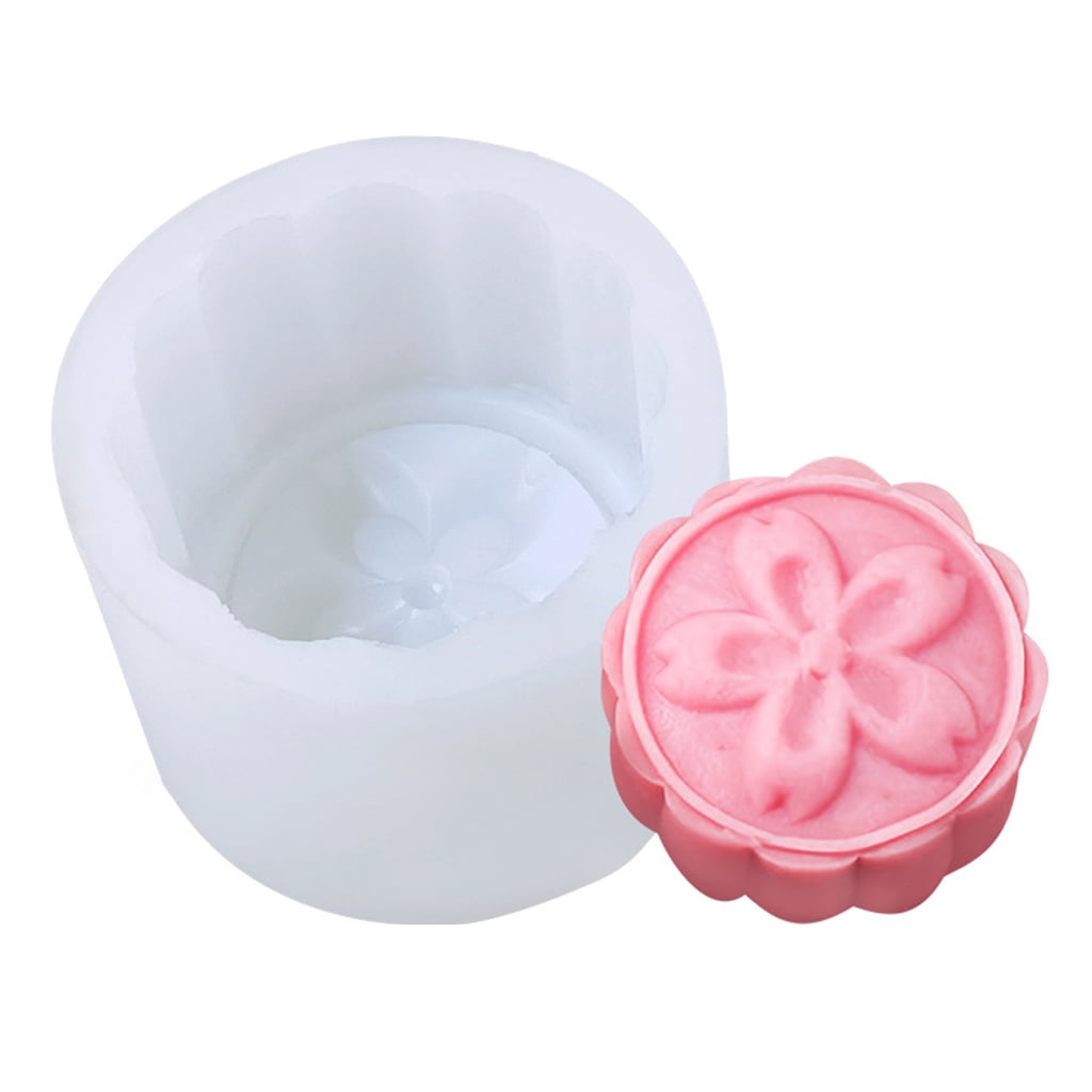 Mooncake Mold Chocolate Muffin Cups Mid-Autumn Festival Snowy Moon Cake ...