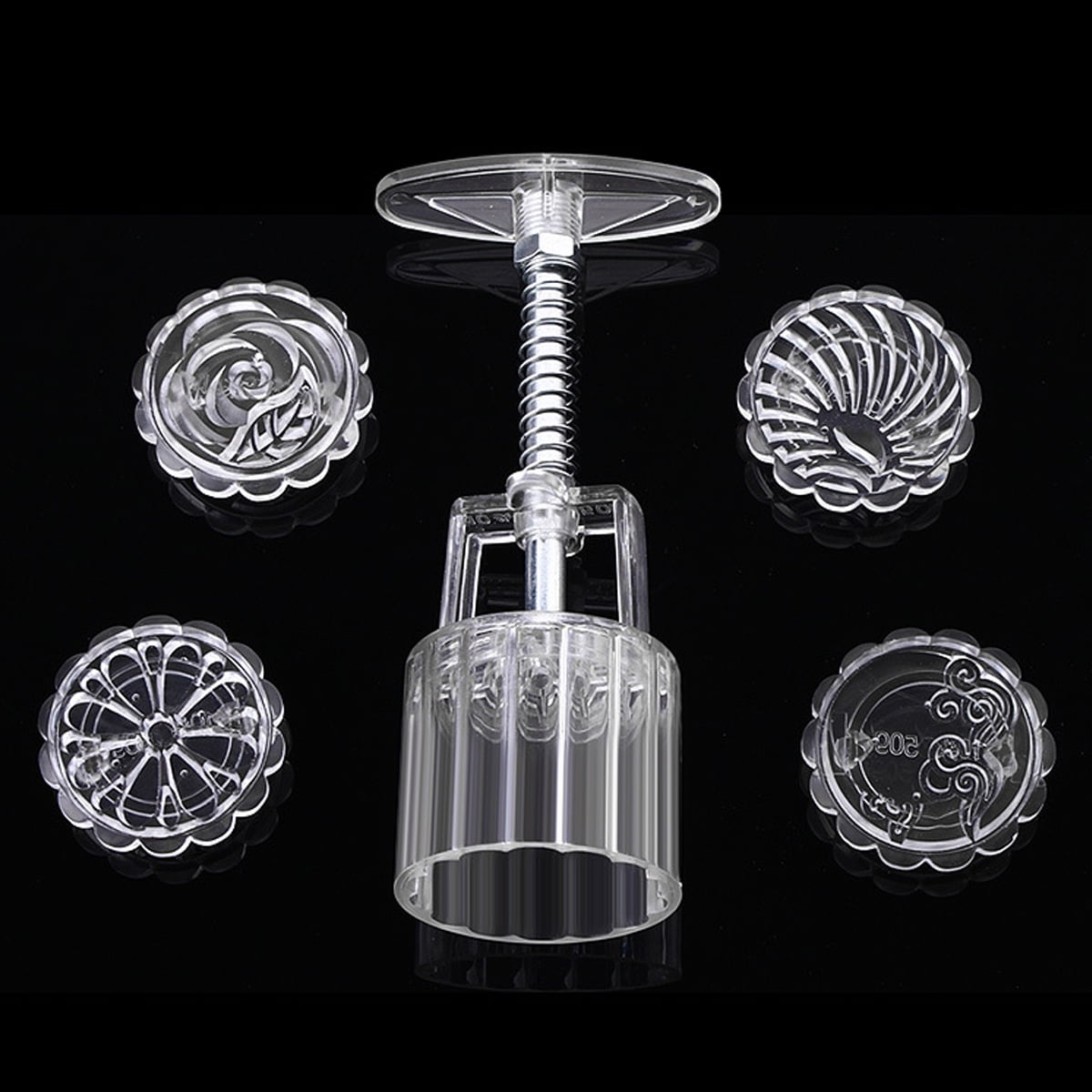 Mooncake Mold Set, Mooncake Press Molds, Mid Autumn Festival DIY Hand ...