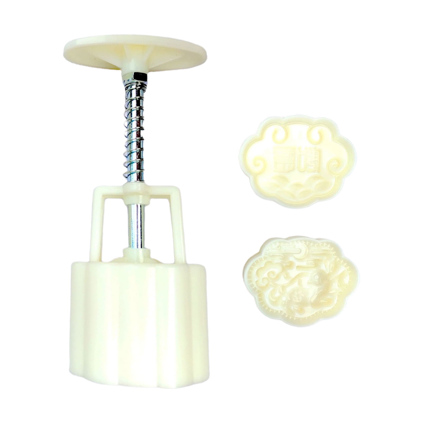 Mooncake Mold with 2 Different Patterns Deer Shape Pastry Stamp Mid ...