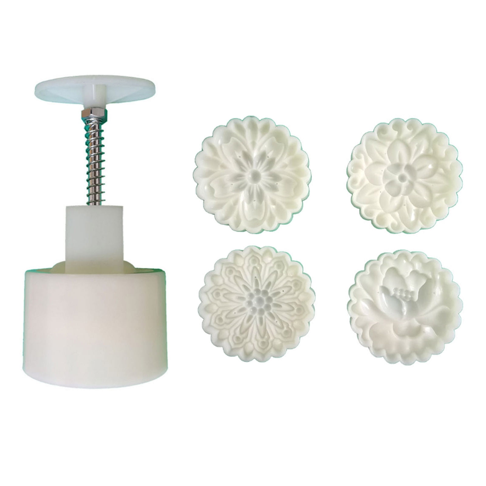 Mooncake Molds Mooncake Moulds Hand Pressure Plastic Material Baking ...