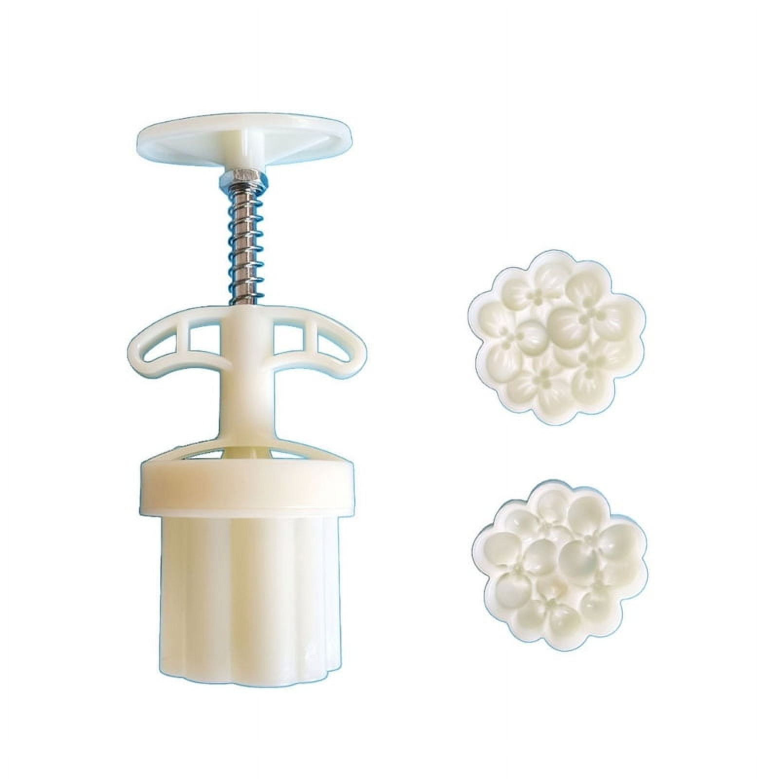 Mooncake Stamps Flower Shaped DIY Mooncake Molds Hand Press Mooncake ...