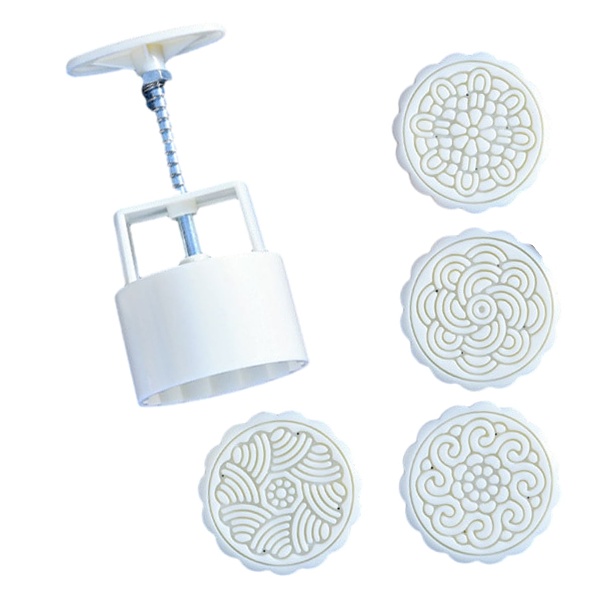Mooncake mold, Mid-Autumn Festival DIY hand-pressed cookies stamp ...