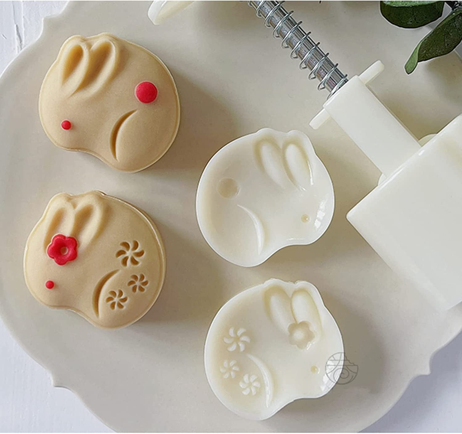 Mooncake mold with 1 stamp, moon cake puff pastry press mold，mooncake ...