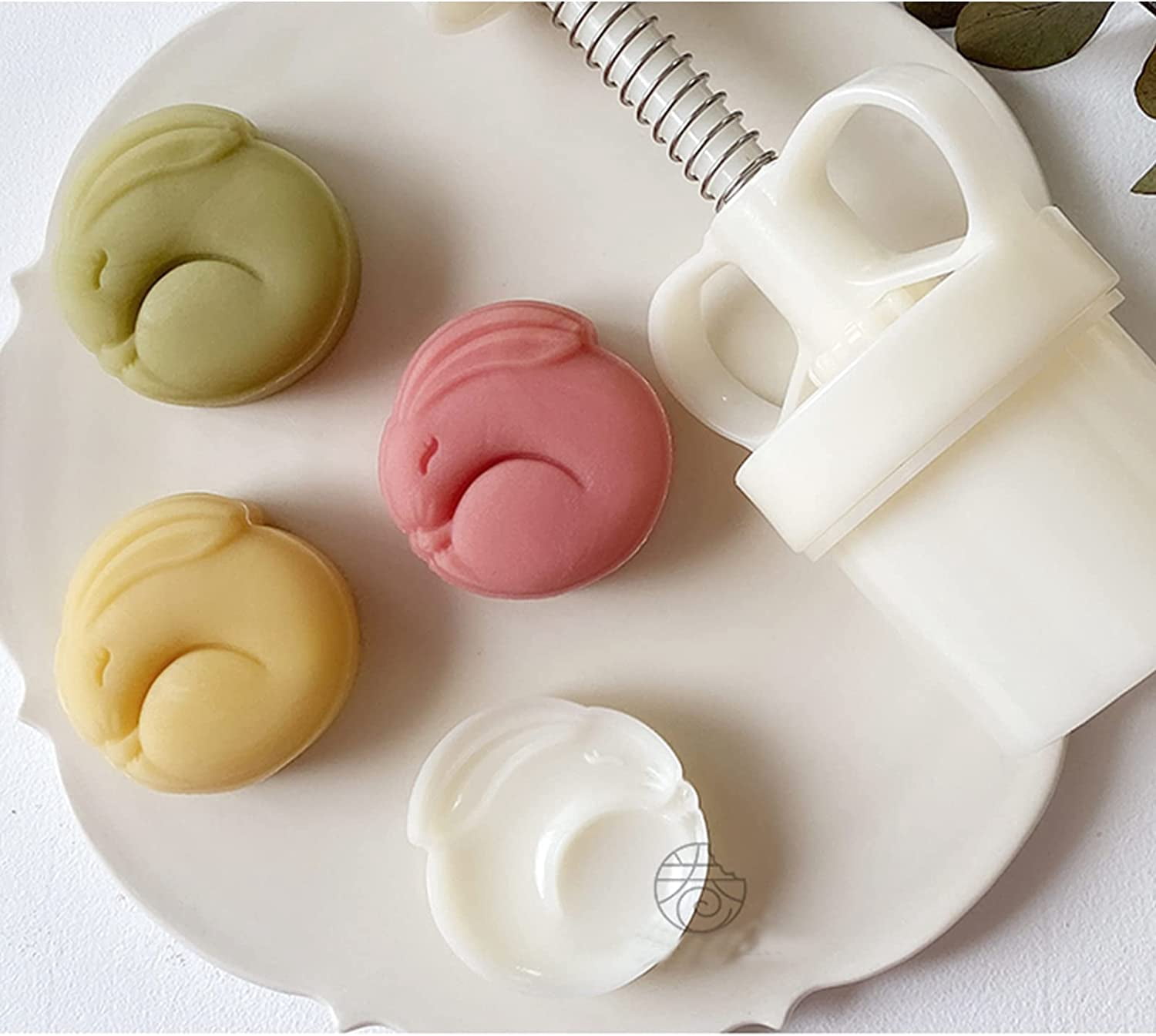 Mooncake mold with 1 stamp, moon cake puff pastry press mold，mooncake ...