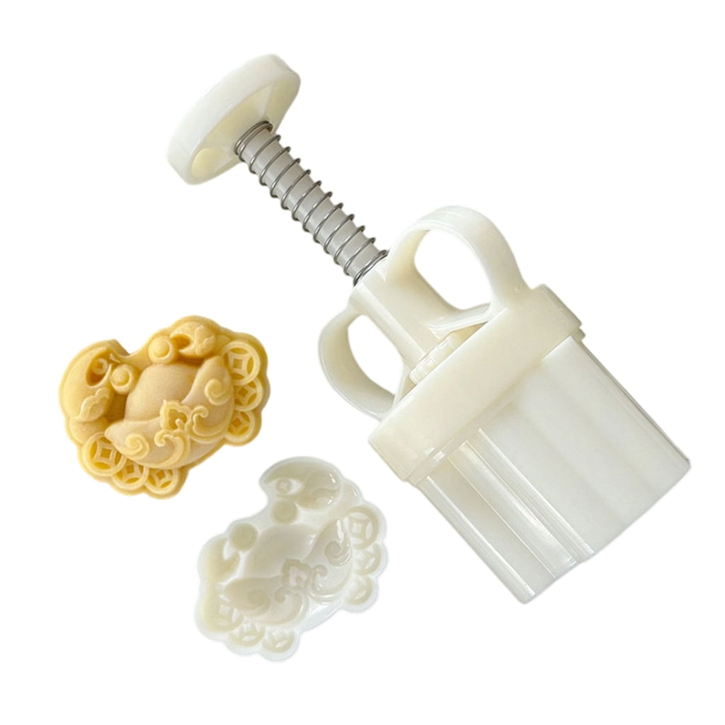 Mooncakes Molds With 1 Stamps Crabs Shaped Bean Pastes Cake Maker Hand ...