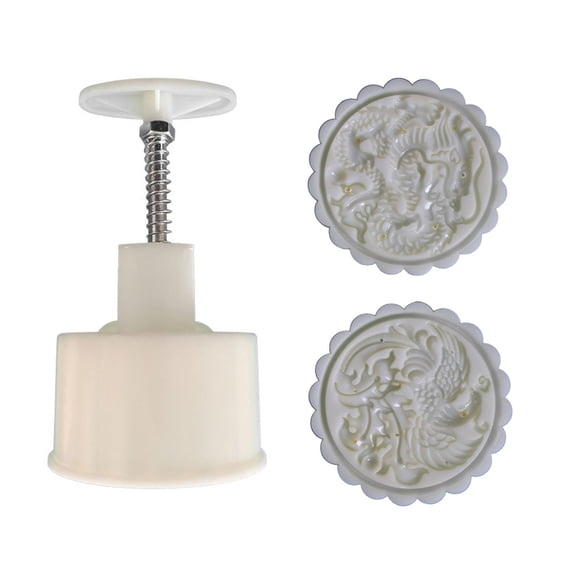 Mooncakes Press Mold Hand Pressed Pastries Mould ABS Dessert Molds ...
