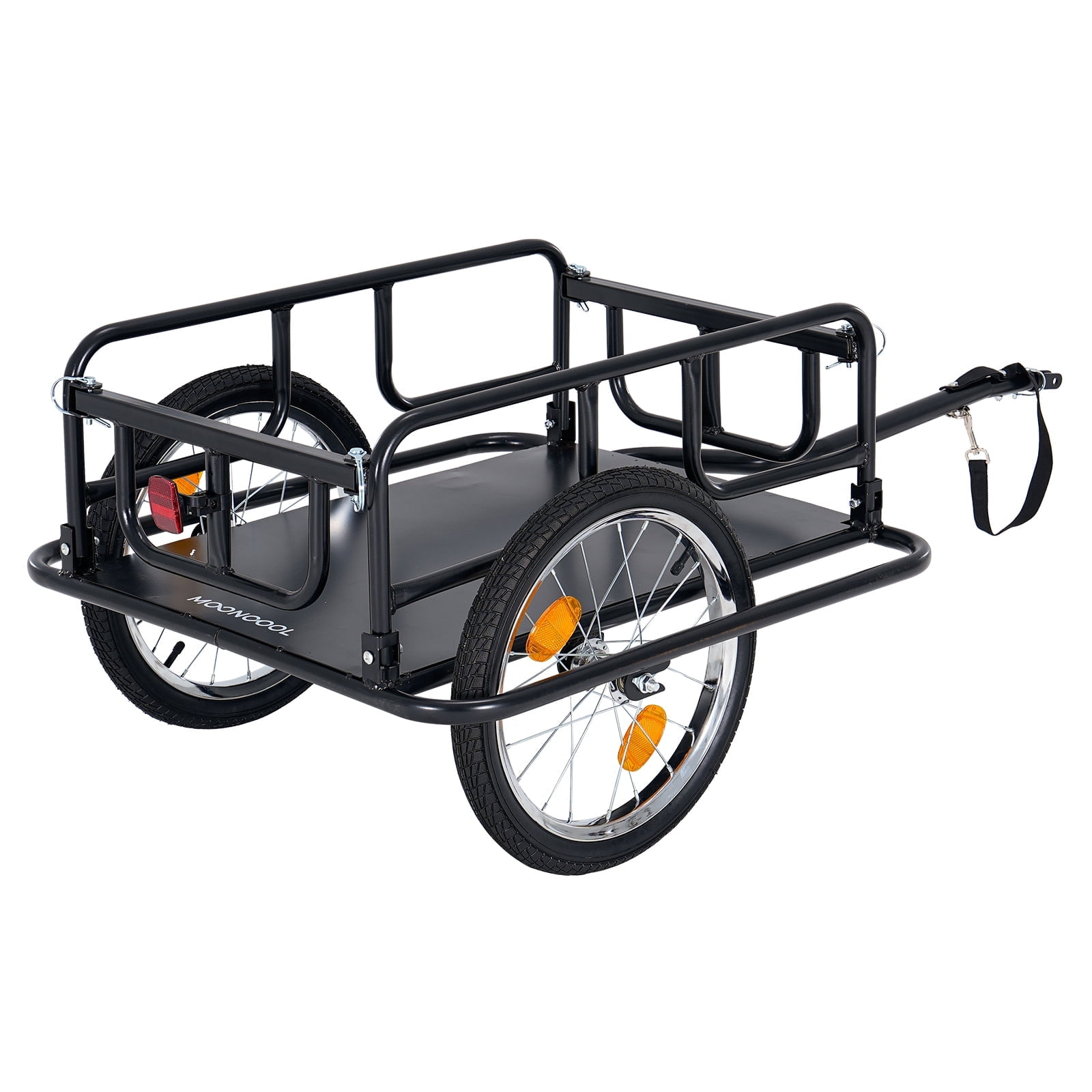 Mooncool Bike Cargo Trailer, 160 lbs Load Capacity, Heavy-Duty Bicycle ...