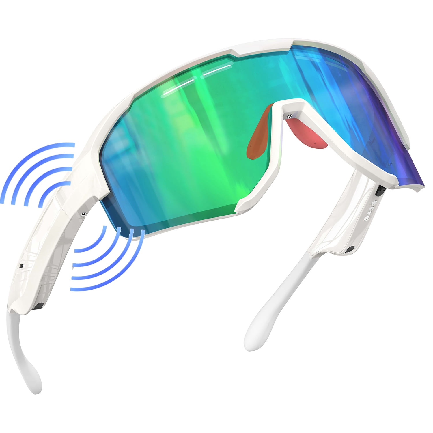 Mooncool Bluetooth Smart Cycling Sunglasses, Polarized UV400 Protection ...