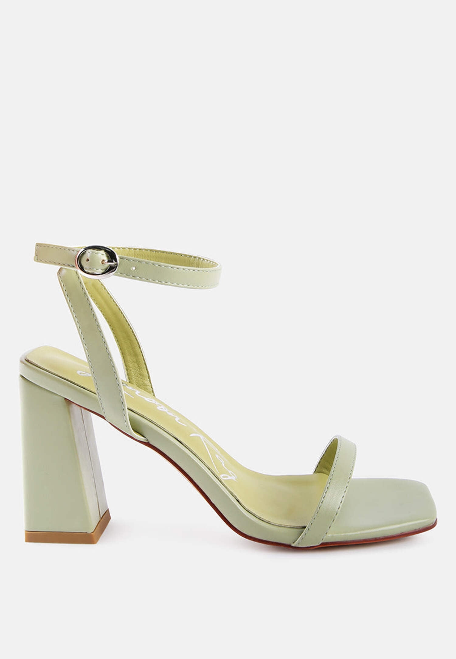 Mooncut Ankle Strap Block Heel Sandals - Walmart.com