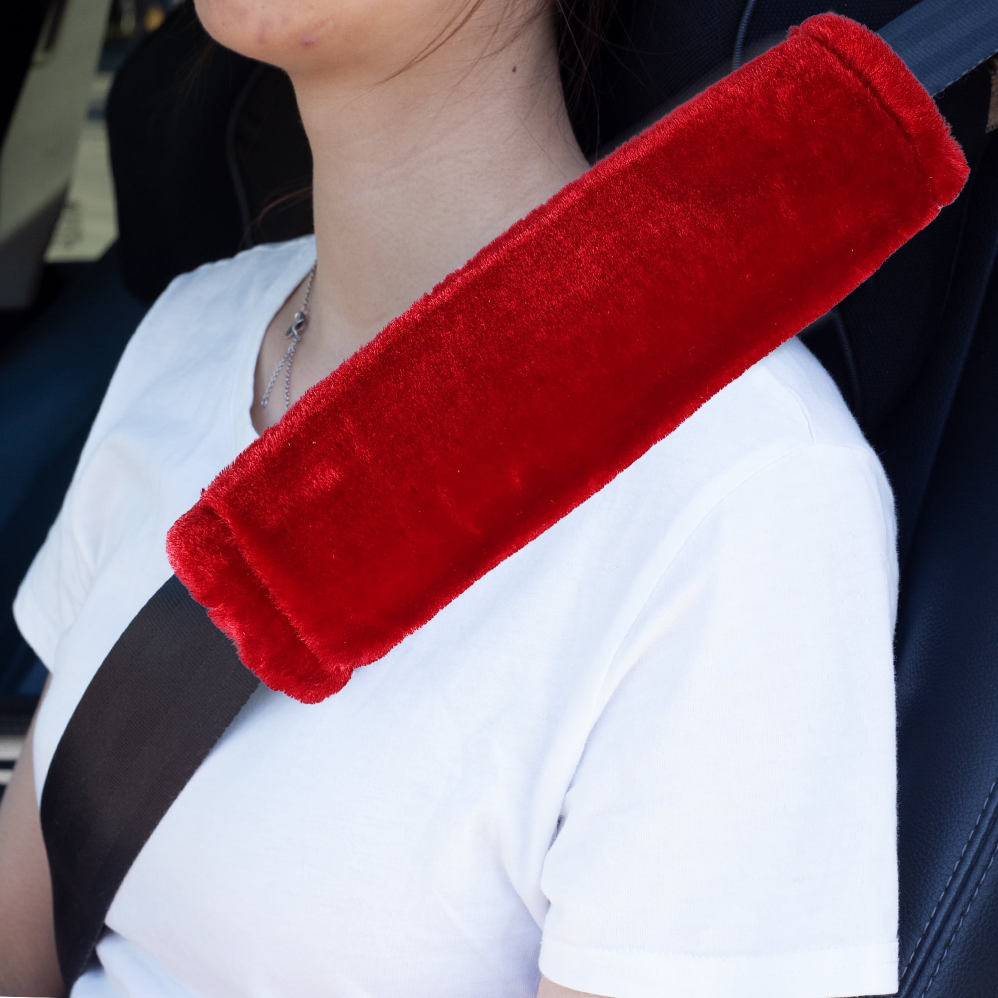 Moonet 2 Packs Car Seatbelt Covers Shoulder Pad for More Comfortable ...