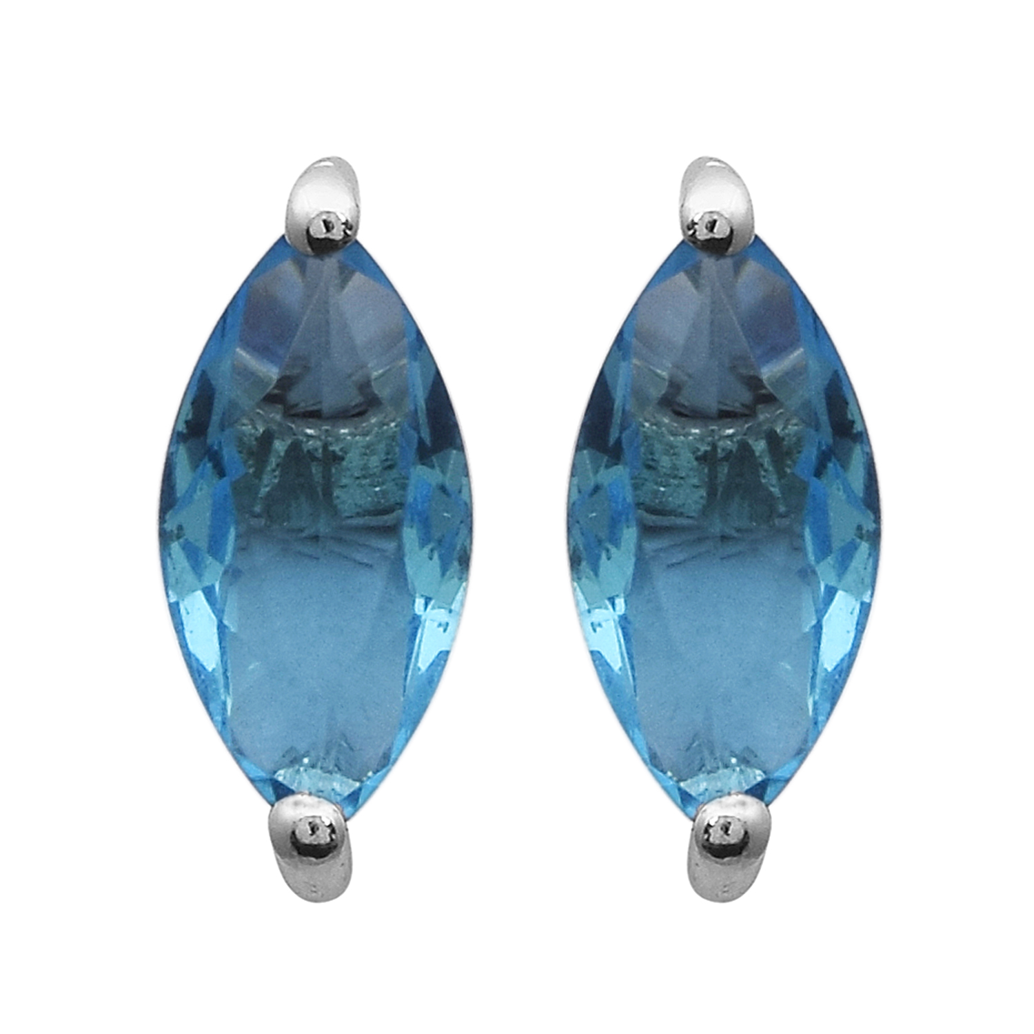 Mooneye 8X4mm Marquise Cut London Blue Topaz Hydro Gemstone 925 ...