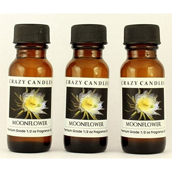 Moonflower 3 Bottles 1/2 Fl Oz Each 15ml Premium Grade Scented ...
