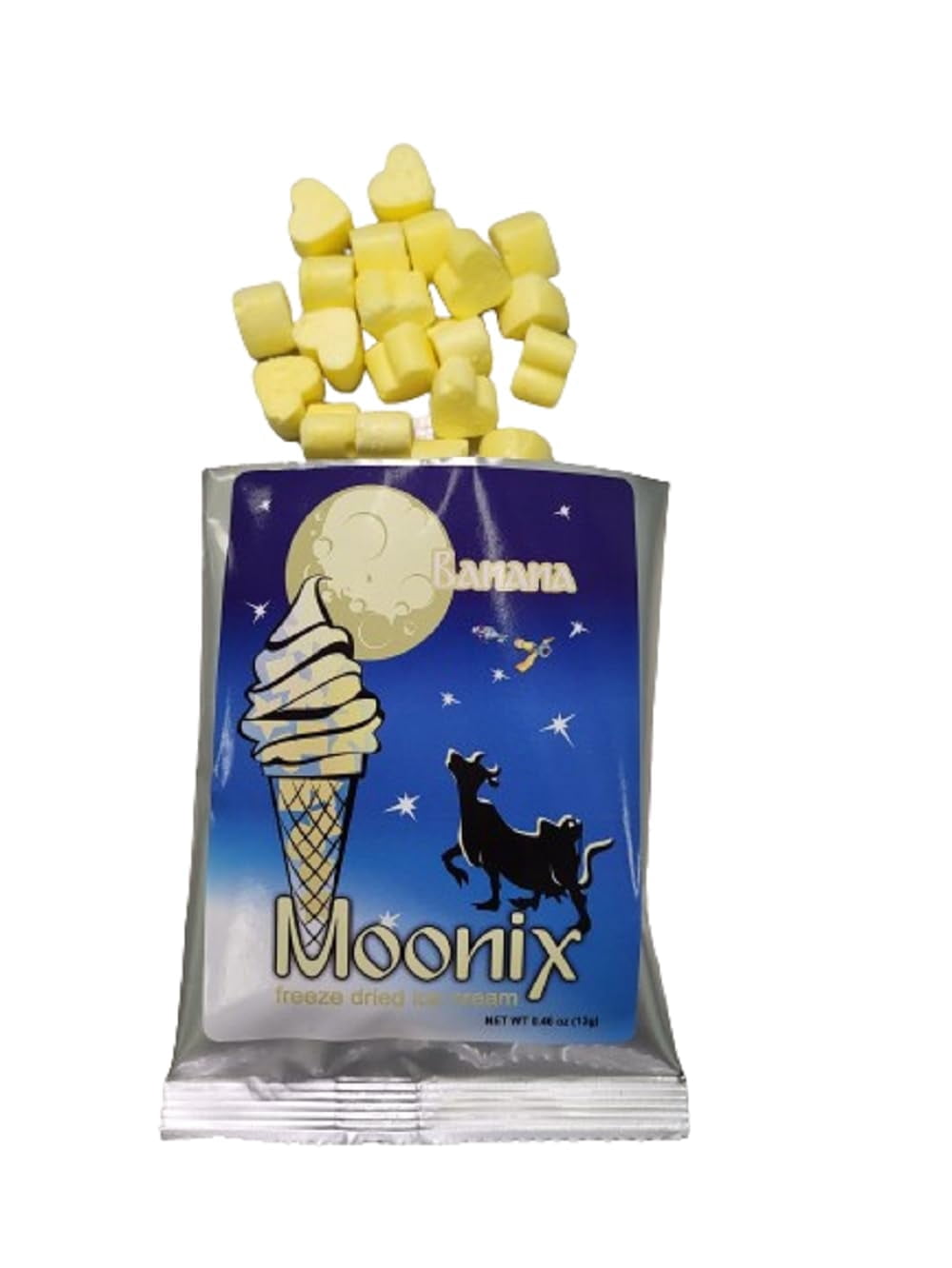 Moonix — "Banana Split", 5ct, Freeze-Dried Ice Cream — 13g/0.46oz 5 ...