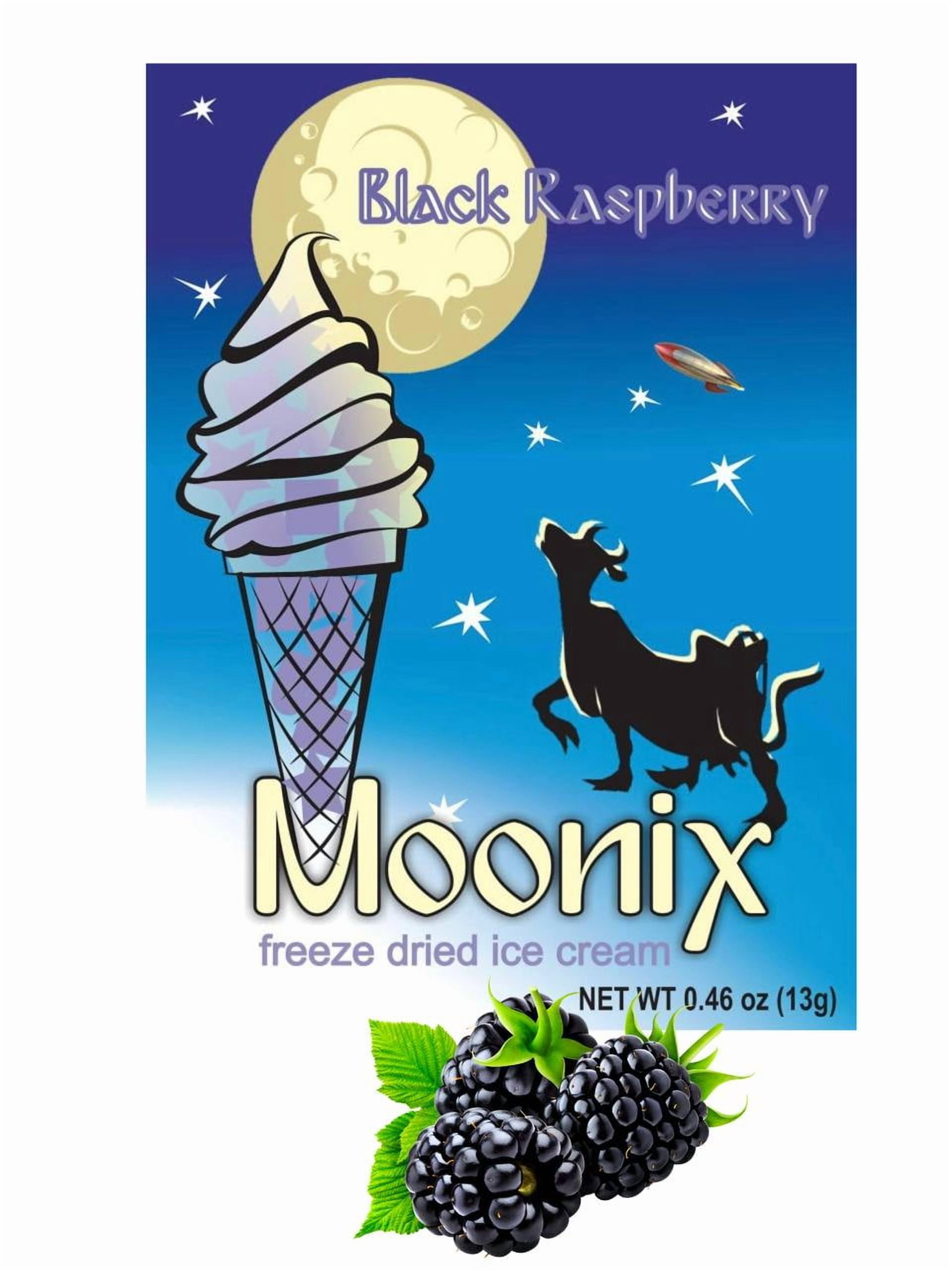 Moonix Freeze-Dried Black Raspberry Ice Cream — No-Melt, Light & Creamy ...