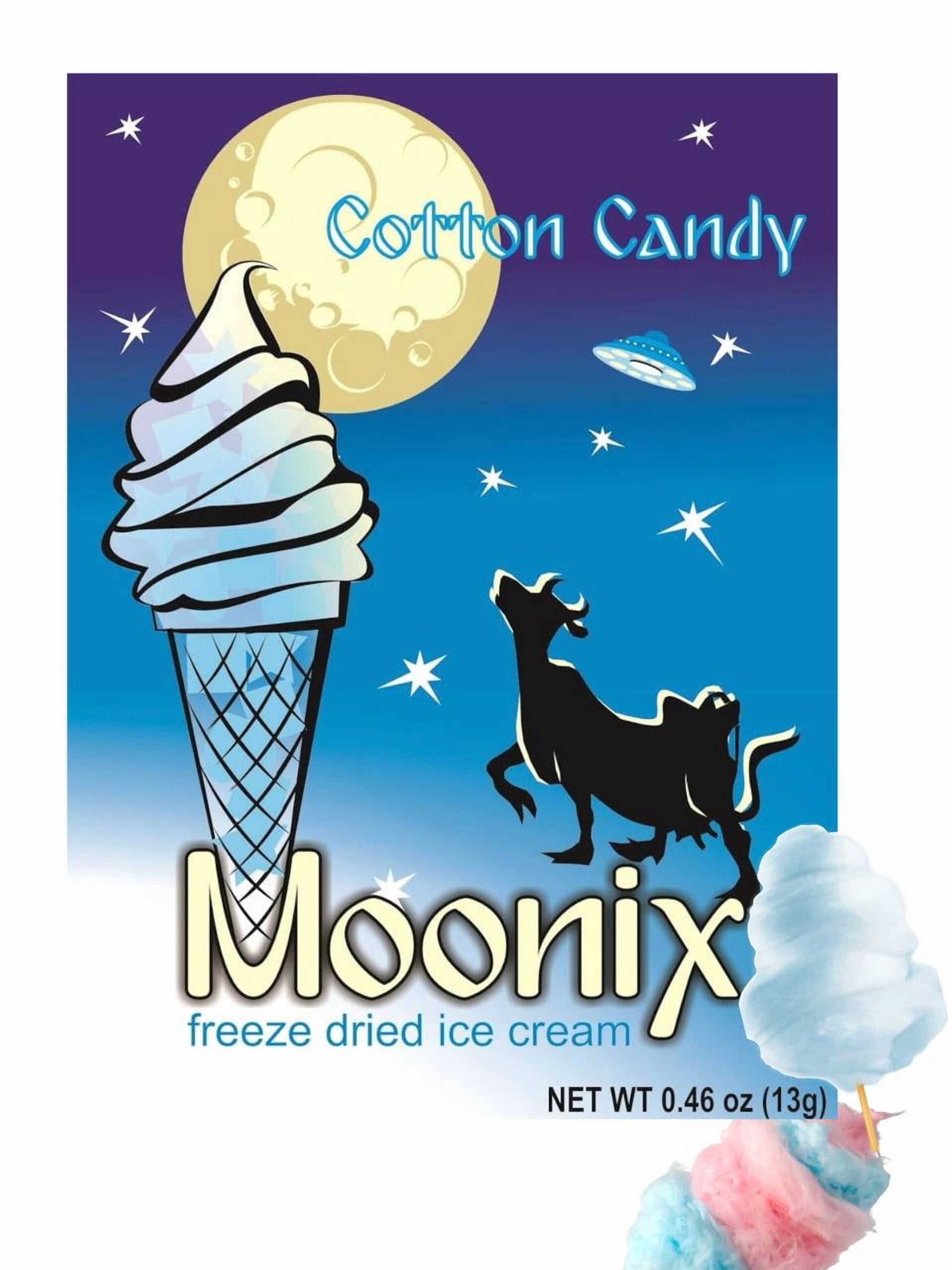 Moonix Freeze-Dried Cotton Candy Ice Cream — No-Melt, Light & Creamy ...