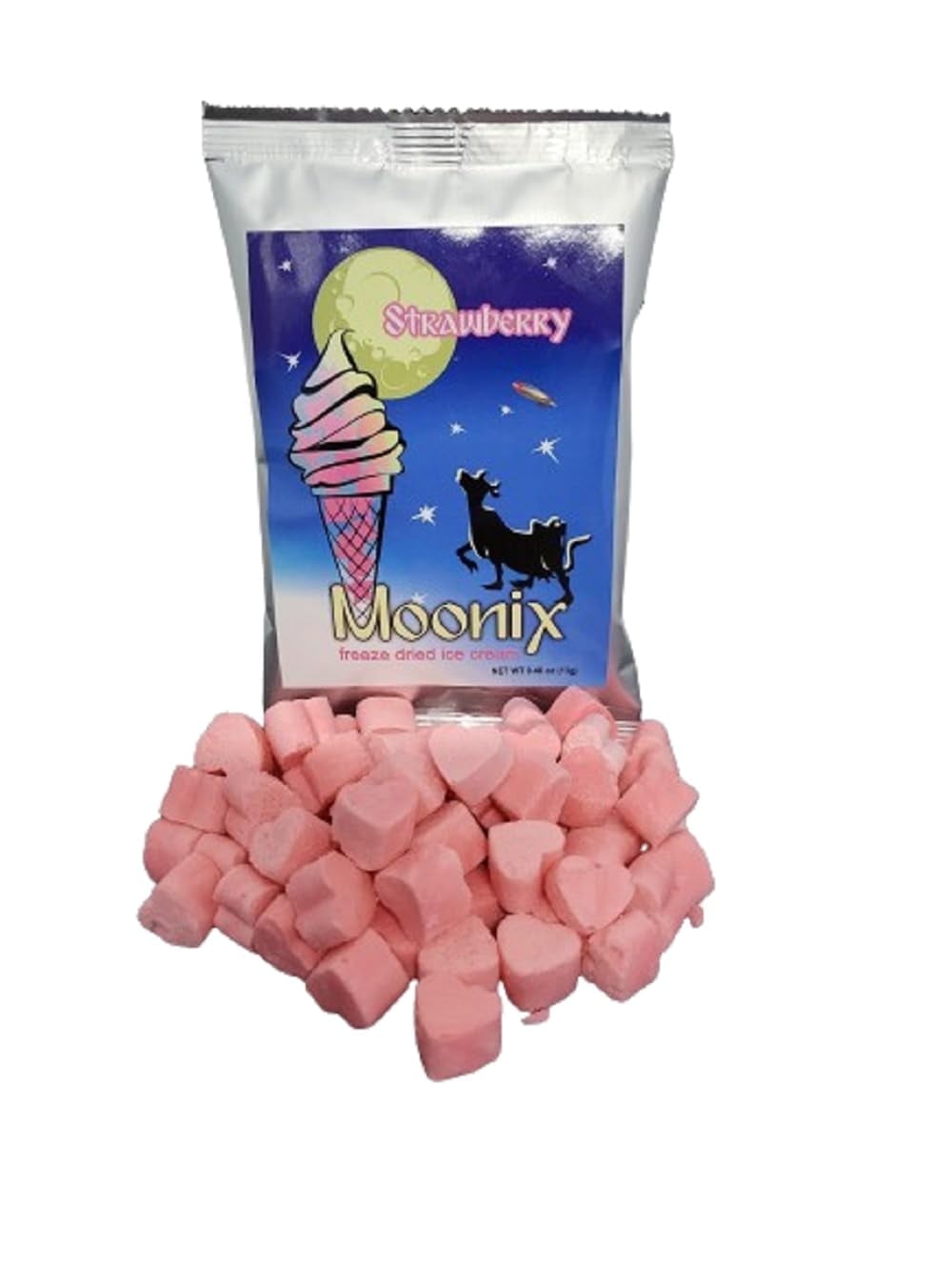 Moonix Freeze-Dried Strawberry Ice Cream — No-Melt, Light & Creamy ...