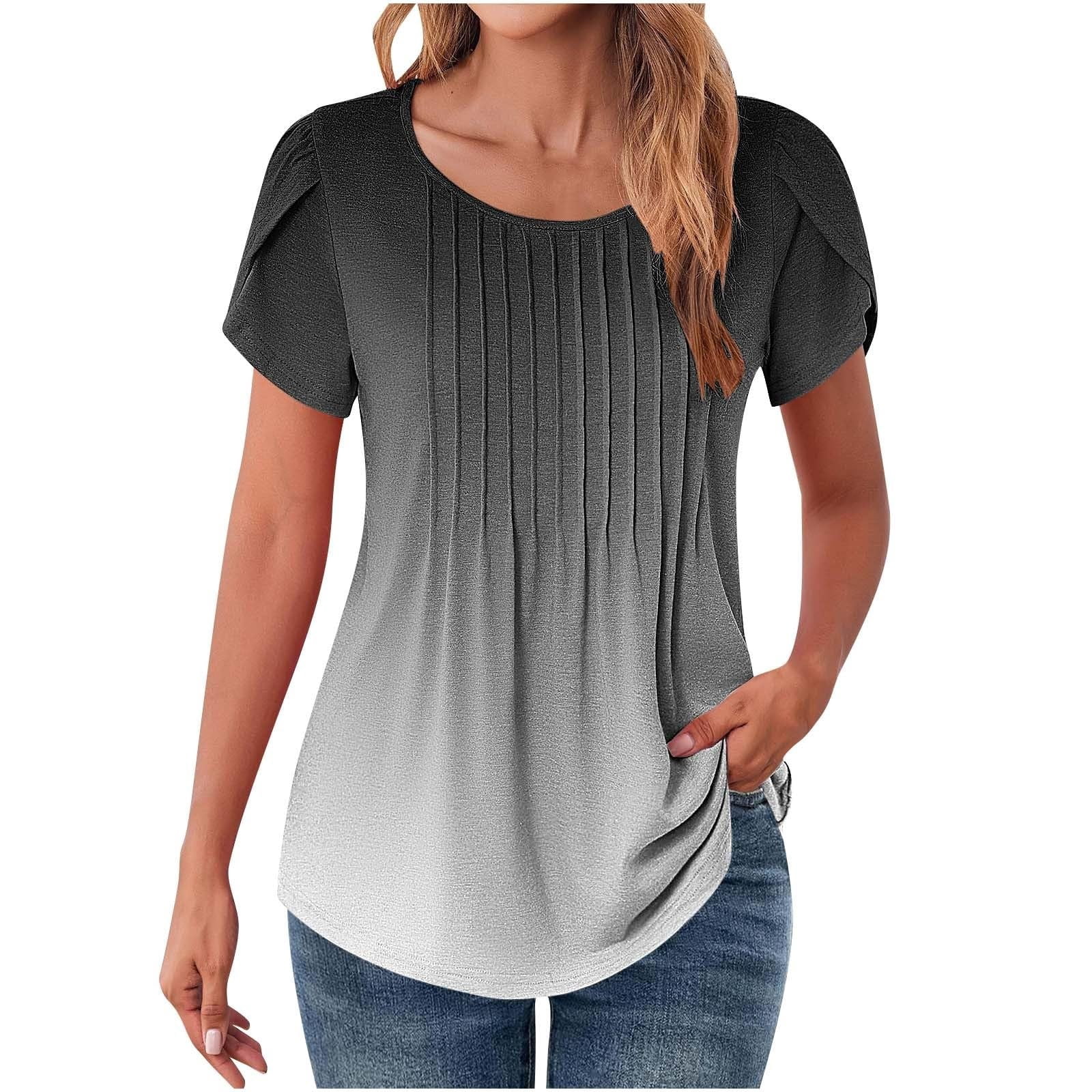 Moonker Tees Tops for Women Saving $10 Tops For Women Trendy Petal ...