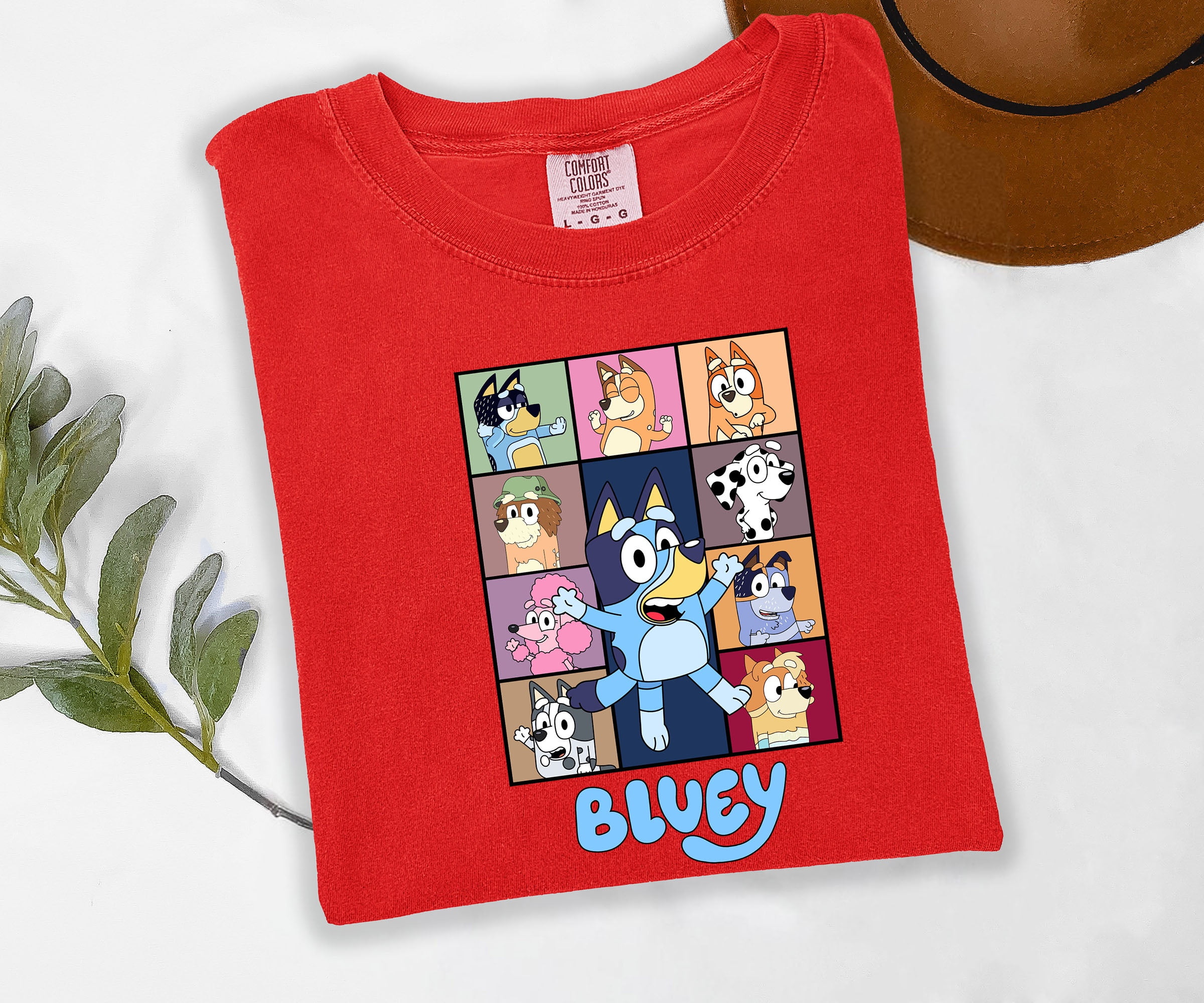 Moonlight Apparel Bluey Characters Graphic T-Shirt for Women Cute ...