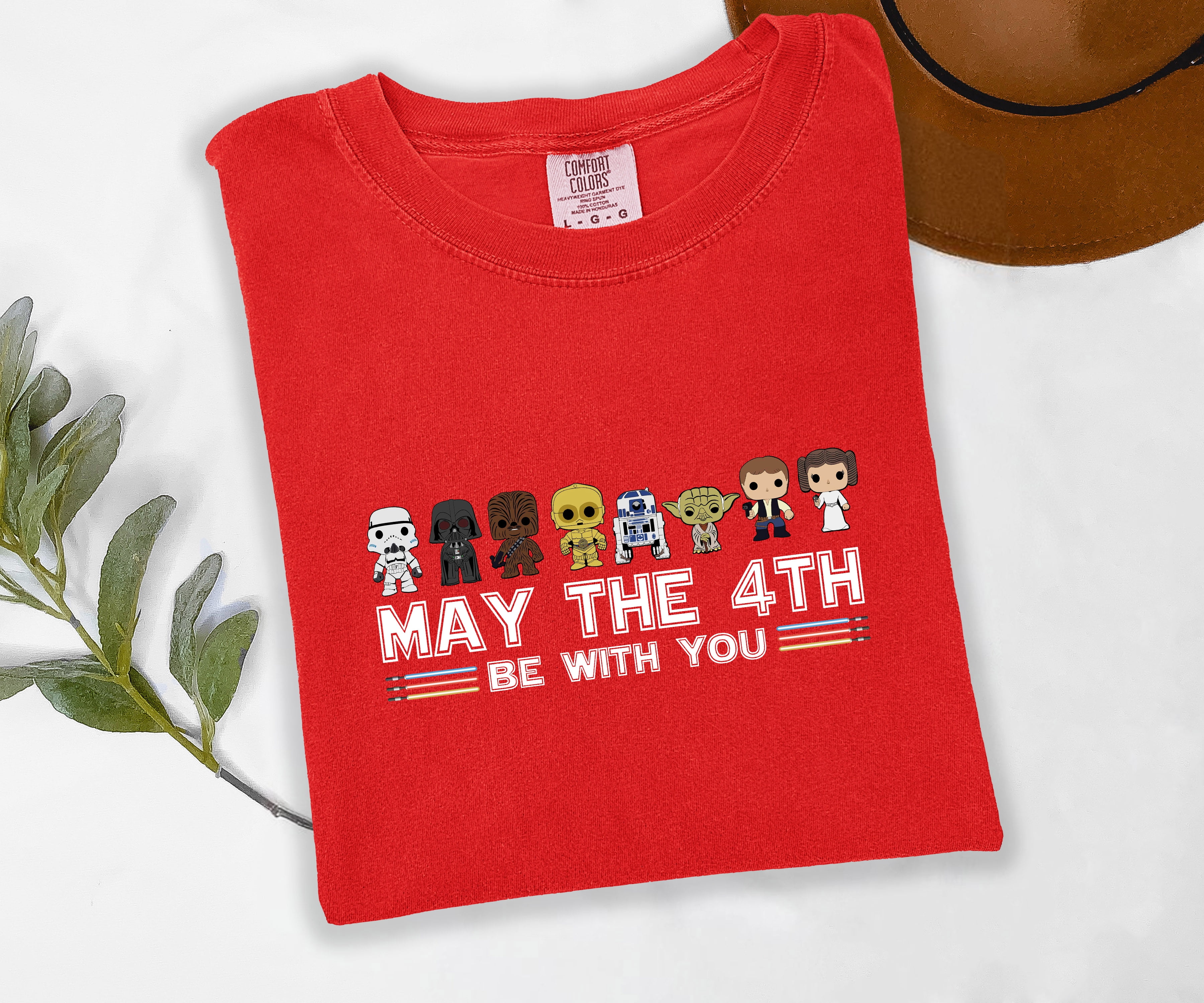 Moonlight Apparel May The 4th Be With You Star Wars Day Multi-Color T ...