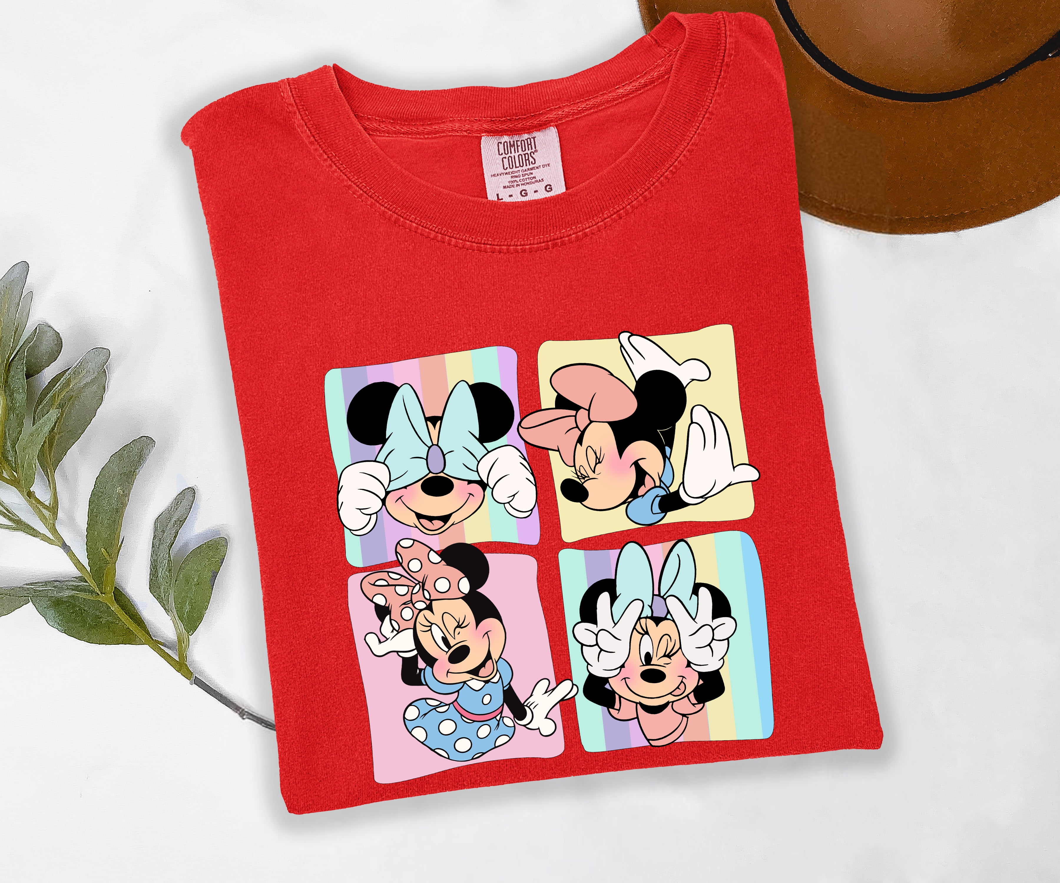 Moonlight Apparel Minnie & Mickey Mouse Fun Faces T-Shirt Comfort Multi ...