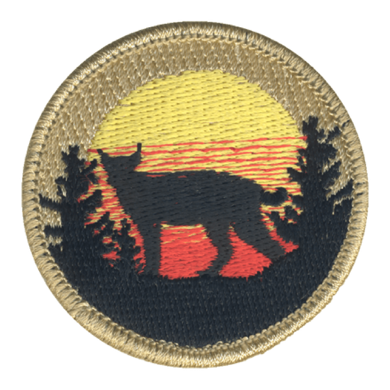 Moonlight Bobcat Patrol Patch (Sew-on) - ClassB - Walmart.com