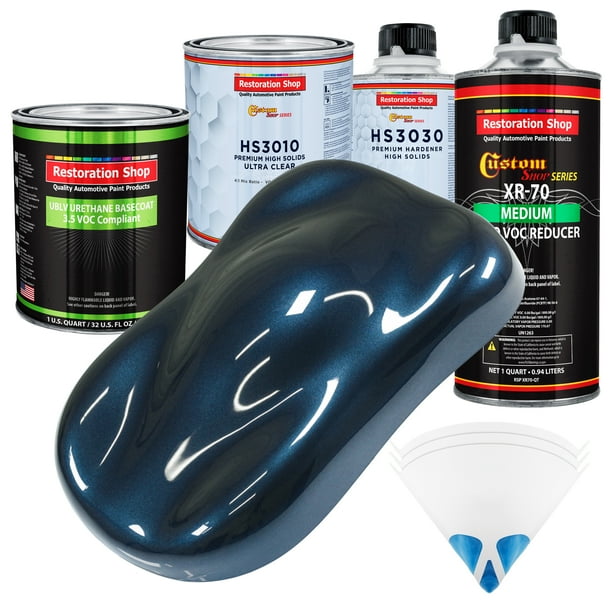 Moonlight Drive Blue Metallic Prem Quart Kit Low VOC URETHANE BASECOAT ...