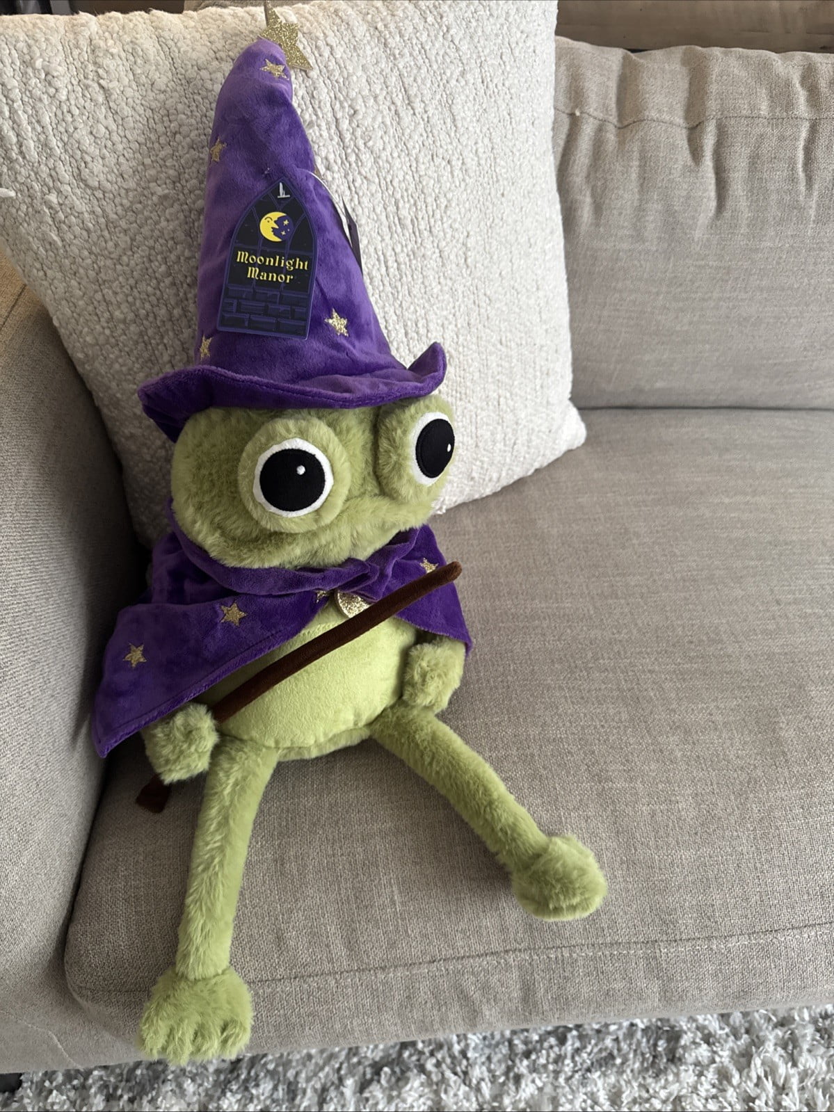 Moonlight Manor Frog Wizard Plush - 2025 Halloween Viral Wizard Frog ...