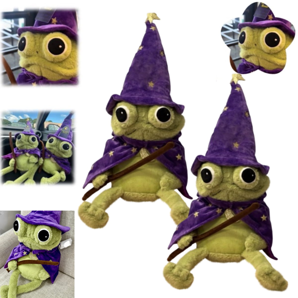Moonlight Manor Plush - 2025 Halloween Viral Wizard Frog Plush, Soft ...