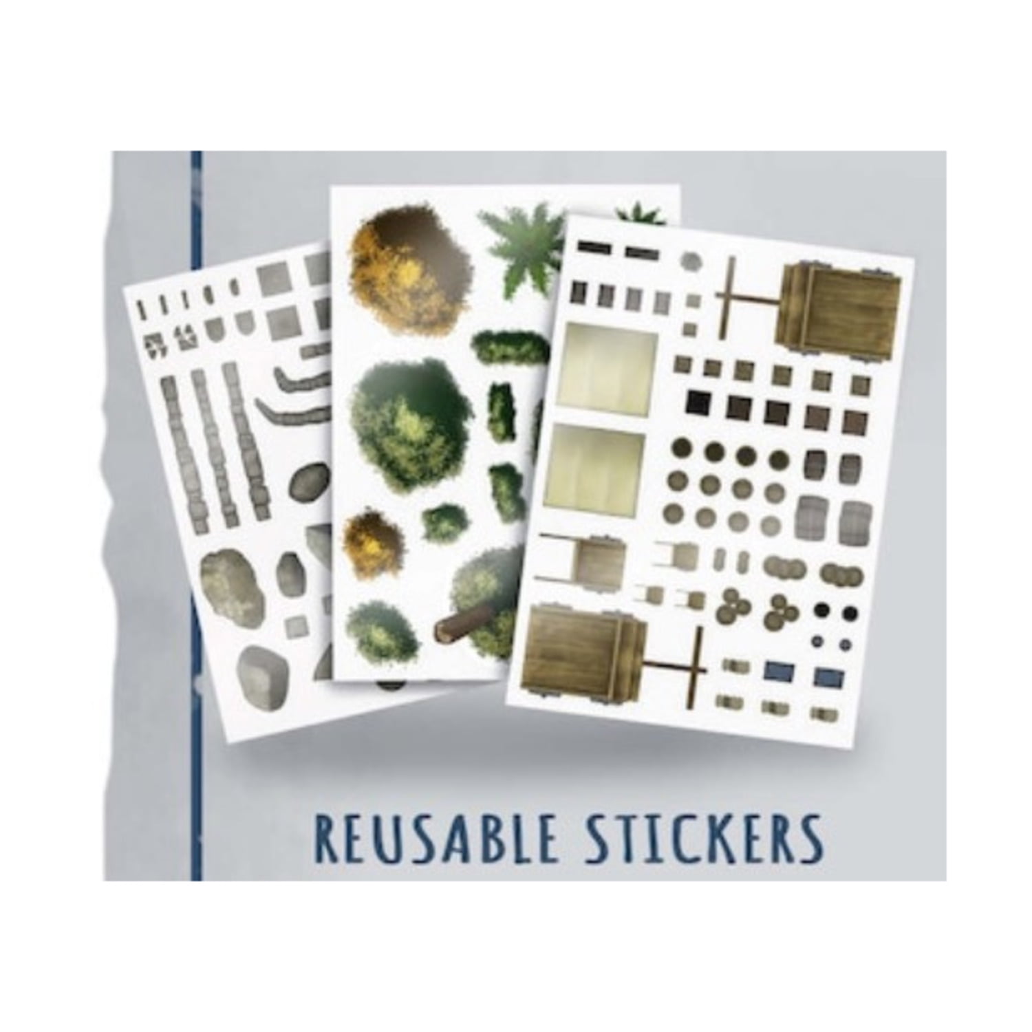 Moonlight Maps Map Assets 'Cling' Sheets New - Walmart.com