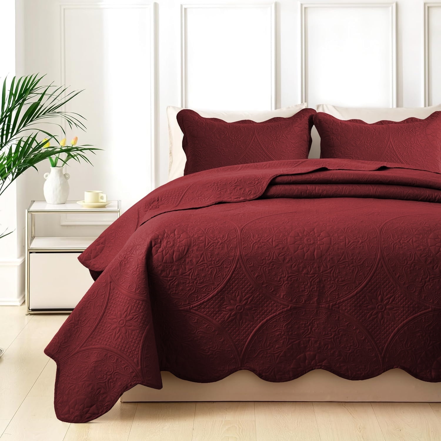Moonlight20015 2 Piece Quilt Set Ultrasonic Lightweight Microfiber ...