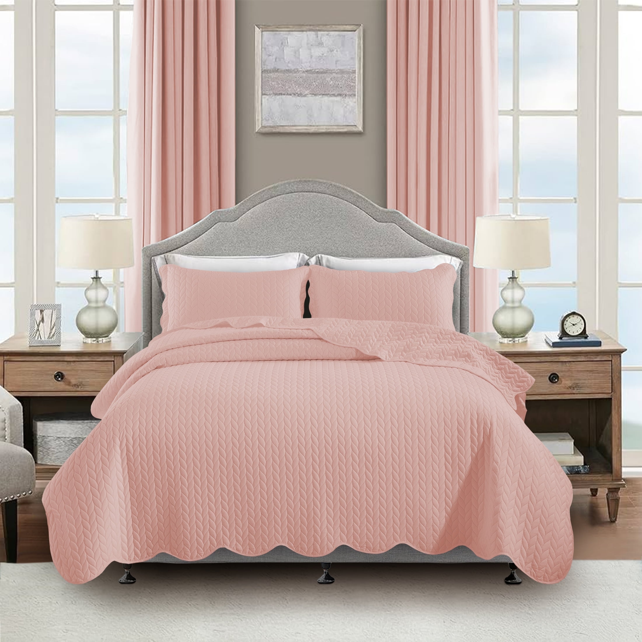 Moonlight20015 3 Piece Quilt Set Lightweight Ultrasoft Microfiber ...