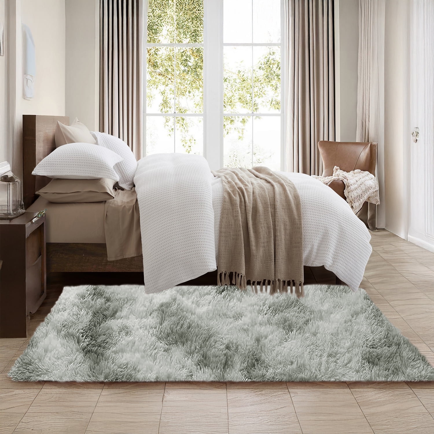 Moonlight20015 Area Rug 2x3ft non-slip Soft Fluffy Shaggy for Living ...