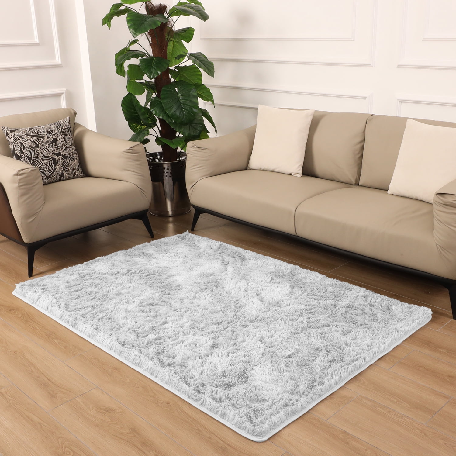 Moonlight20015 Area Rug 2x3ft non-slip Soft Fluffy Shaggy for Living ...