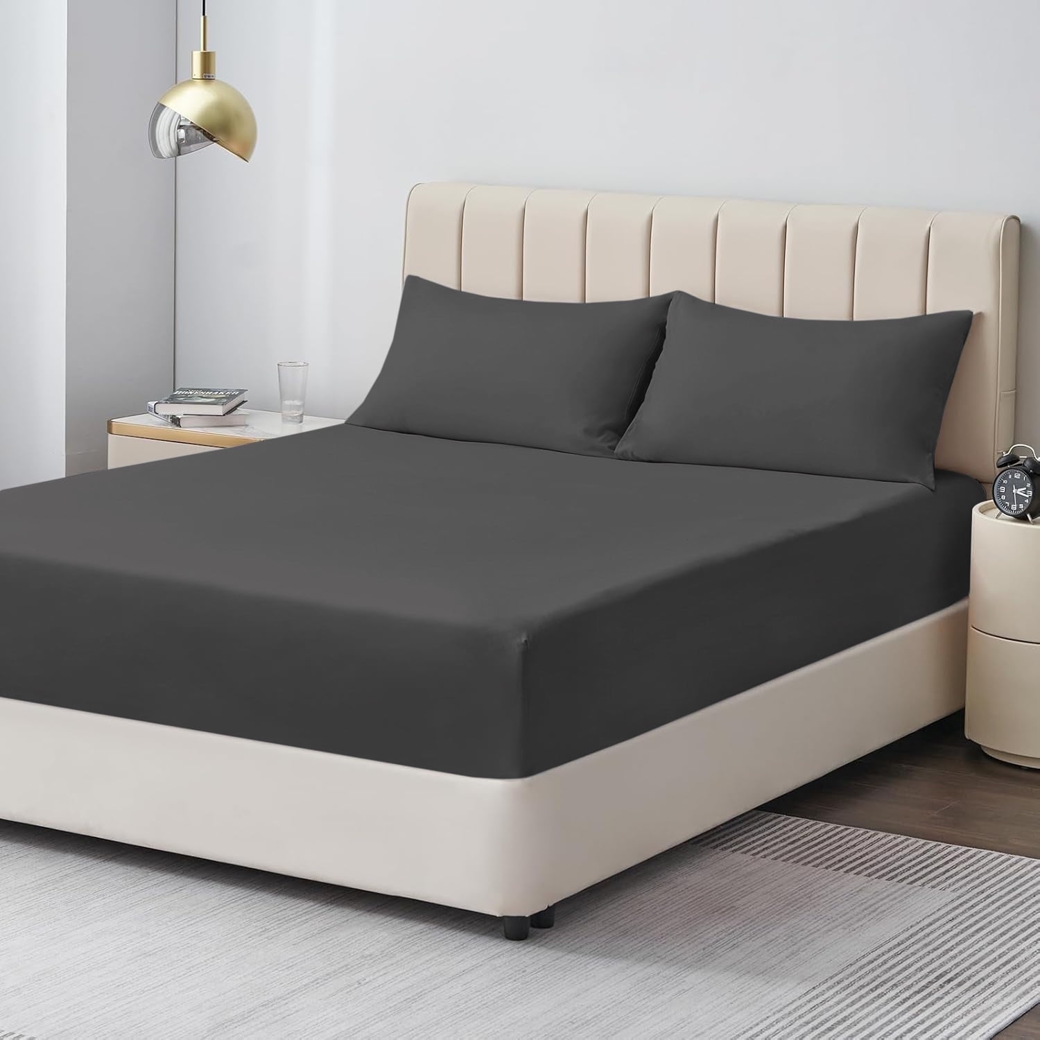 Moonlight20015 Deep Pocket Fitted Sheet – Extra Soft 1800 Series ...