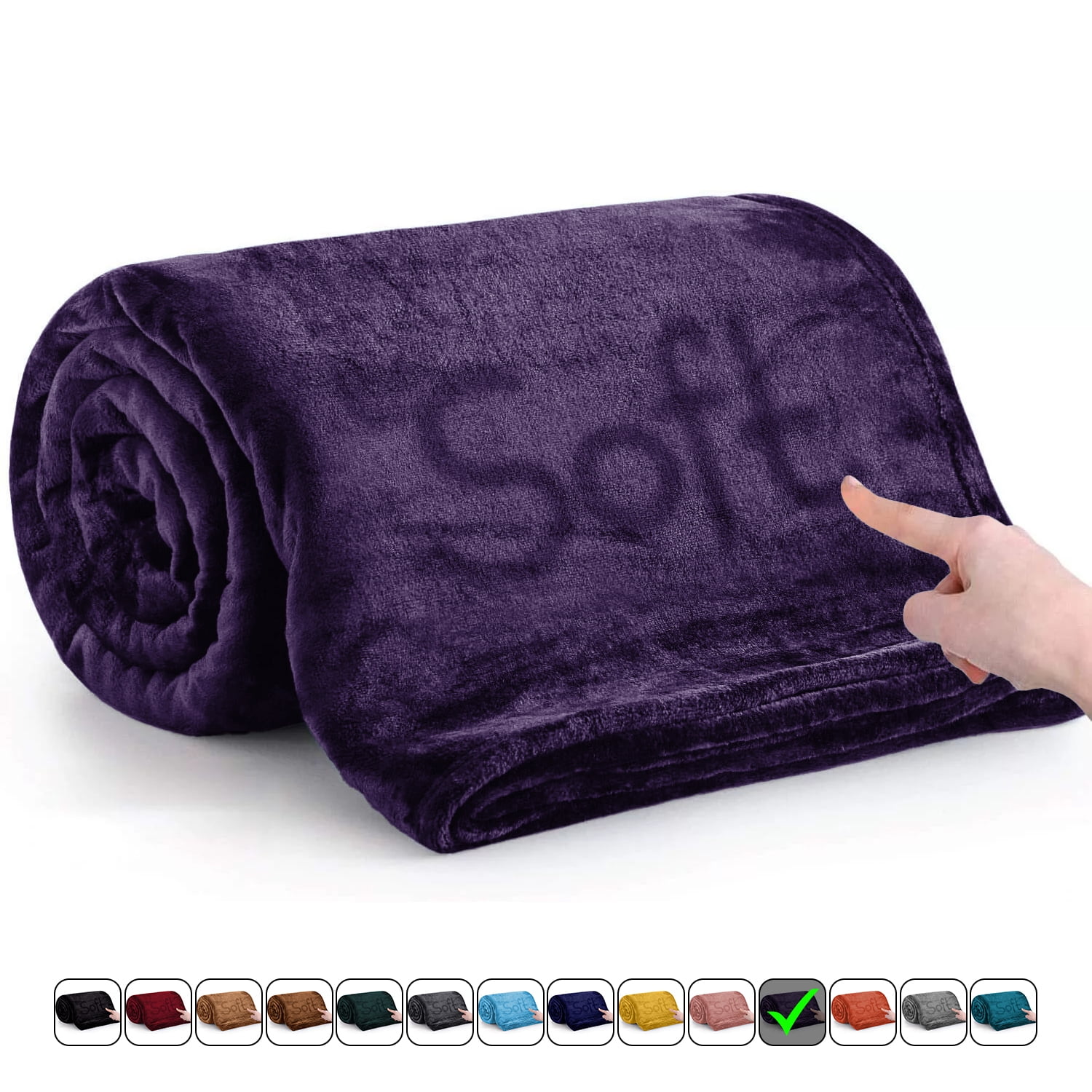 Moonlight20015 Fleece Blanket, Soft Microplush, Lightweight, Thick and ...