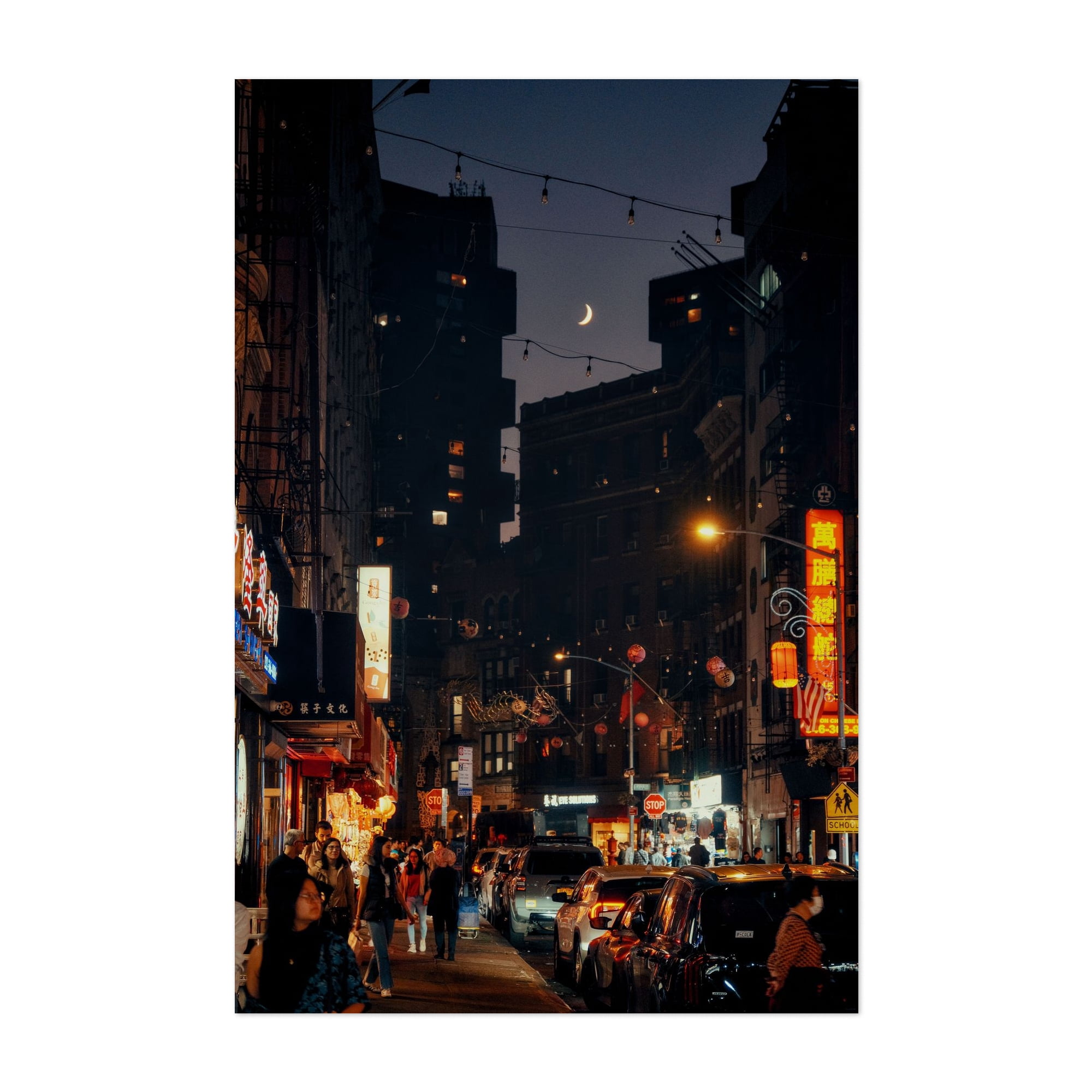 Moonlit Chinatown 01 - Manhattan New York Photography Nightlife City ...