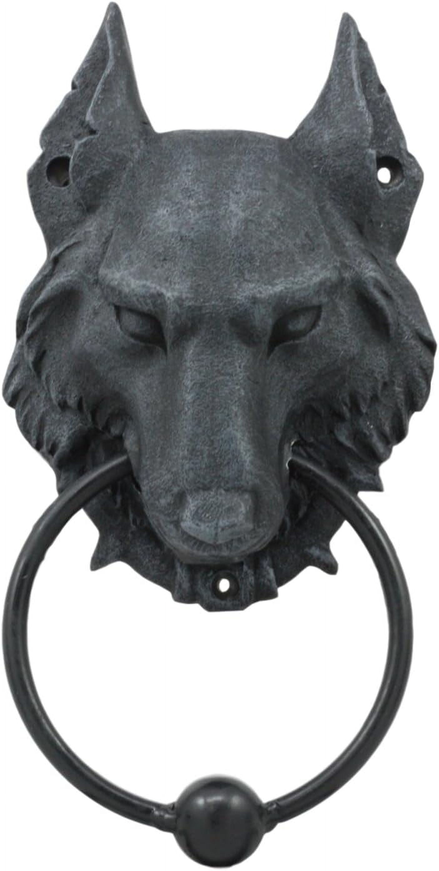 Moonlit Gargoyle Door Knocker Metal Ring Knocker Sculpture - Walmart.com