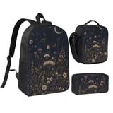 Moonlit Wildflower Backpack Set 3pc Including Backpack, Lunch Bag and ...