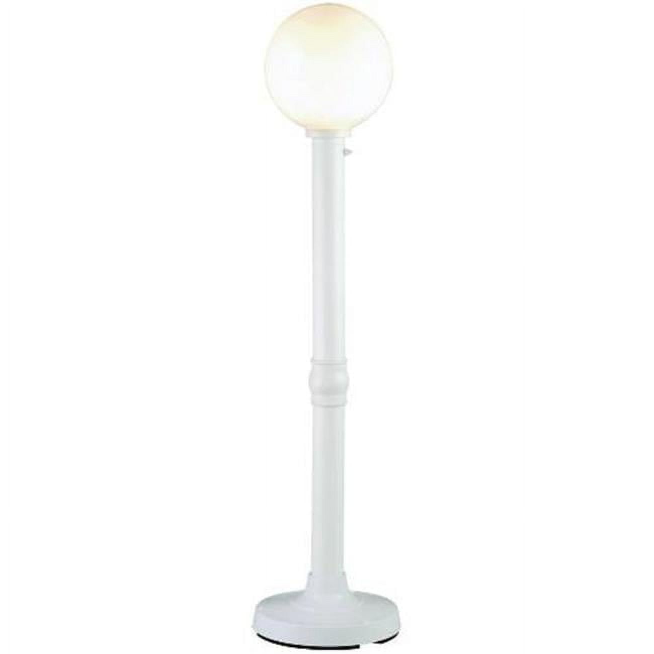 Moonlite 35 in. Table Lamp 08721 with 3 in. white tube body and white ...