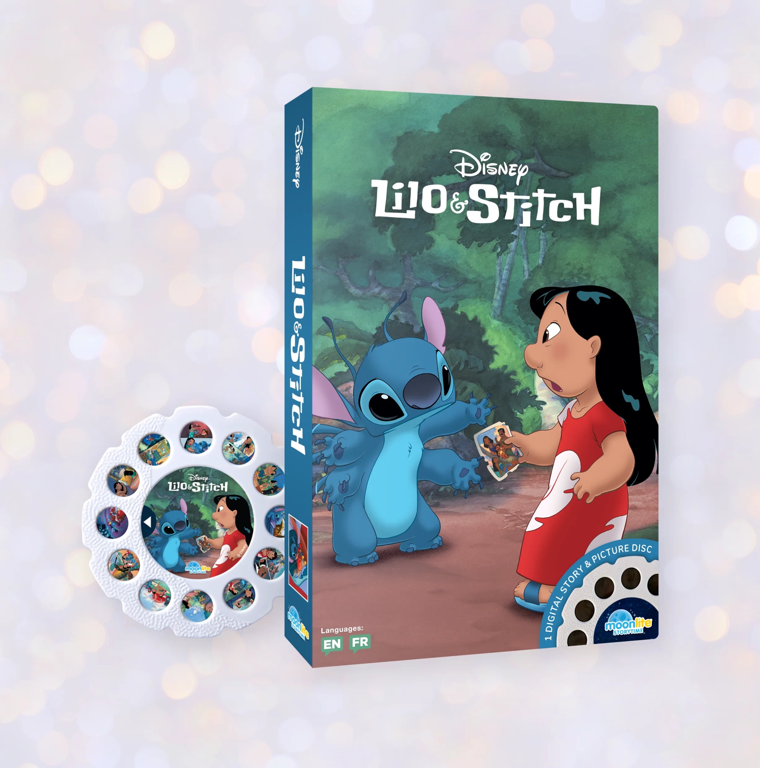 Moonlite Lilo & Stitch Interactive Story Reel, Electronic Learning ...