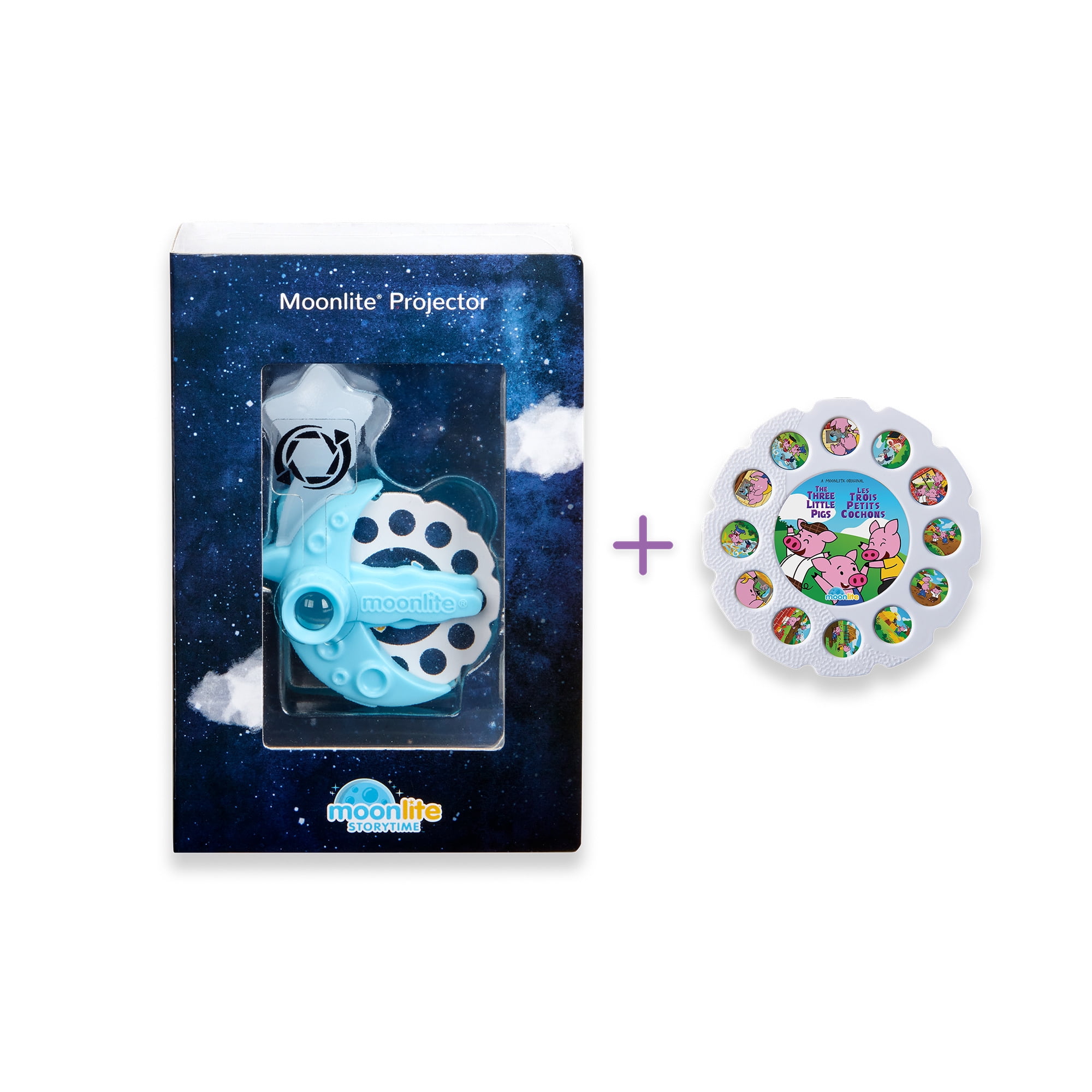 Moonlite Projector with Three Little Pigs, Children's Storytime Mini ...