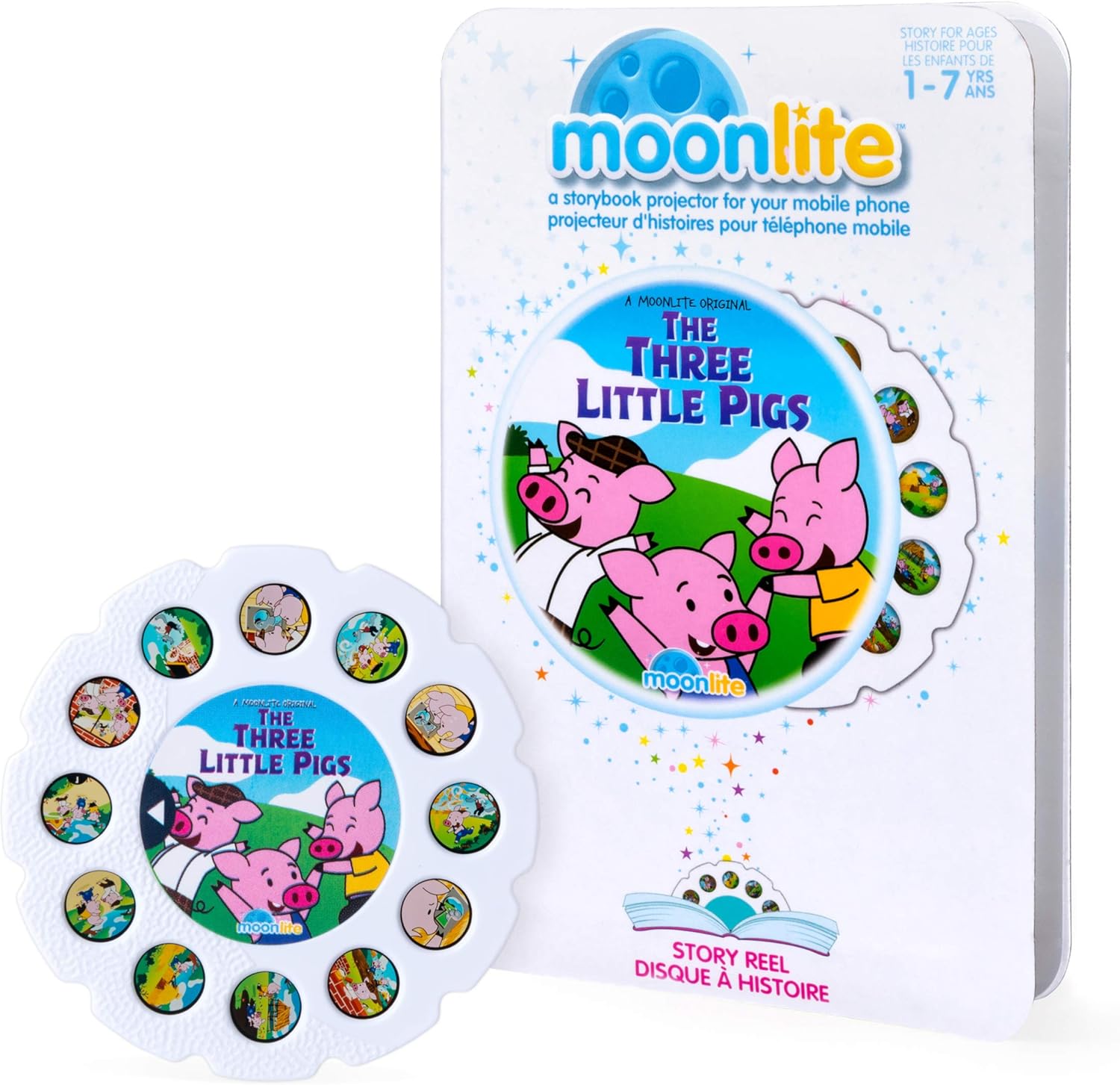 Moonlite Storybook Reels Flashlight Projector for Kids Toddler | The ...