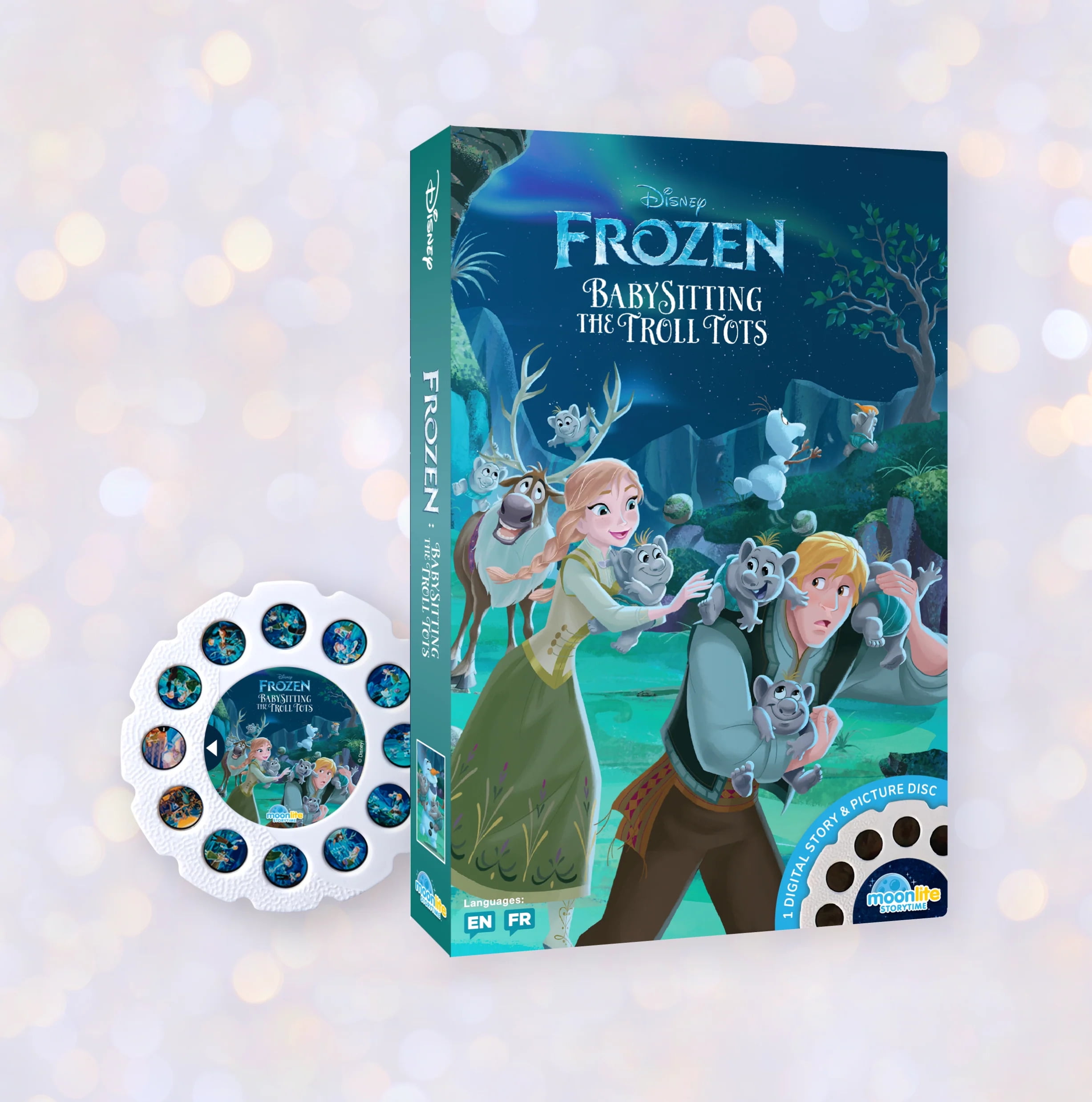 Moonlite Storytime Frozen Babysitting Troll Tots Single Story Reel, Interactive Early Learning ...