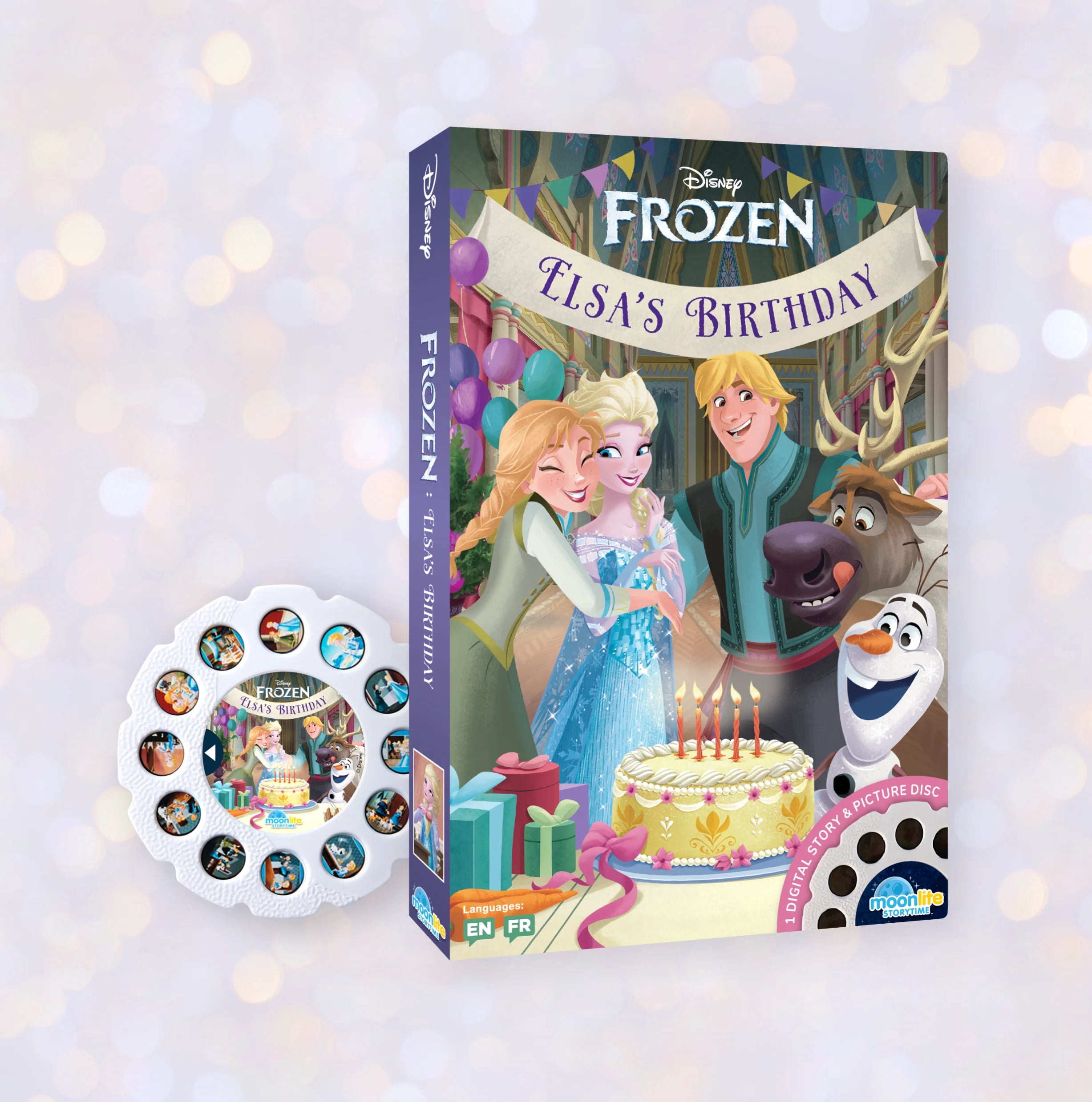 Moonlite Storytime Frozen Elsa’s Birthday Story Reel, Interactive Early ...
