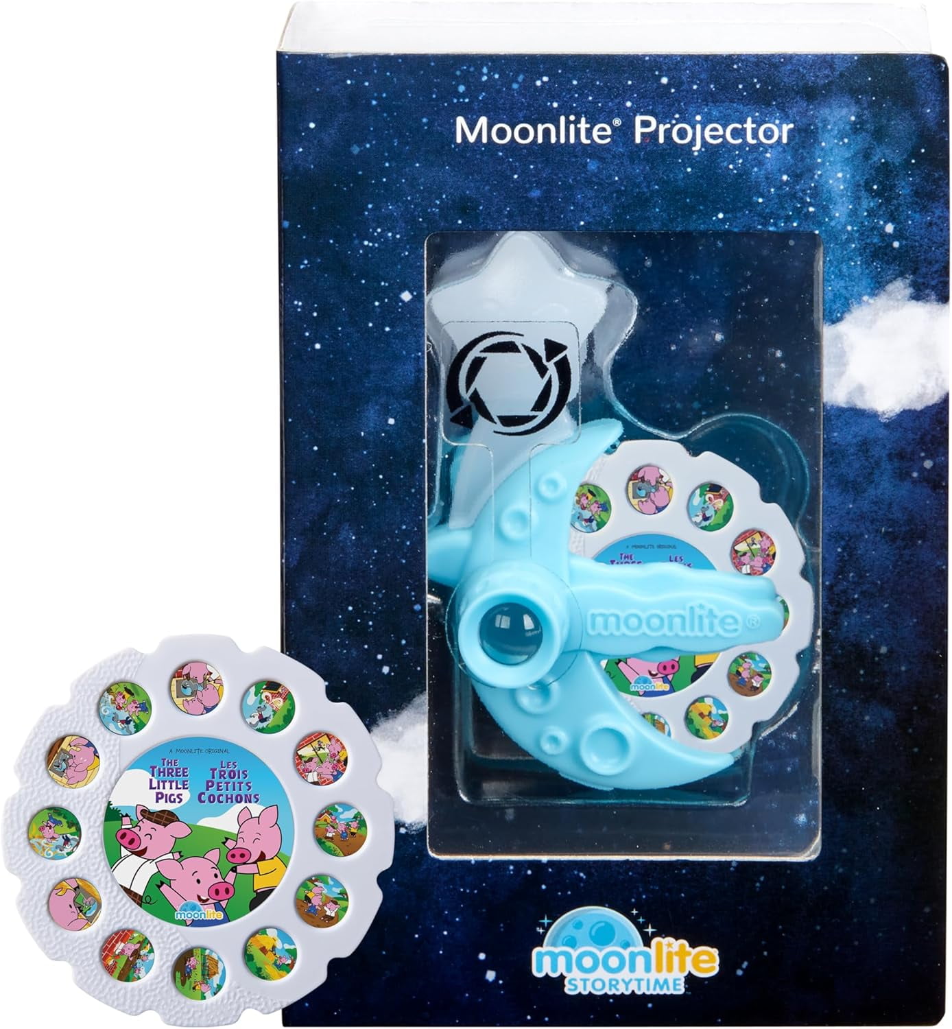 Moonlite Storytime Projector, Magical Bedtime Kids Book Projector for ...