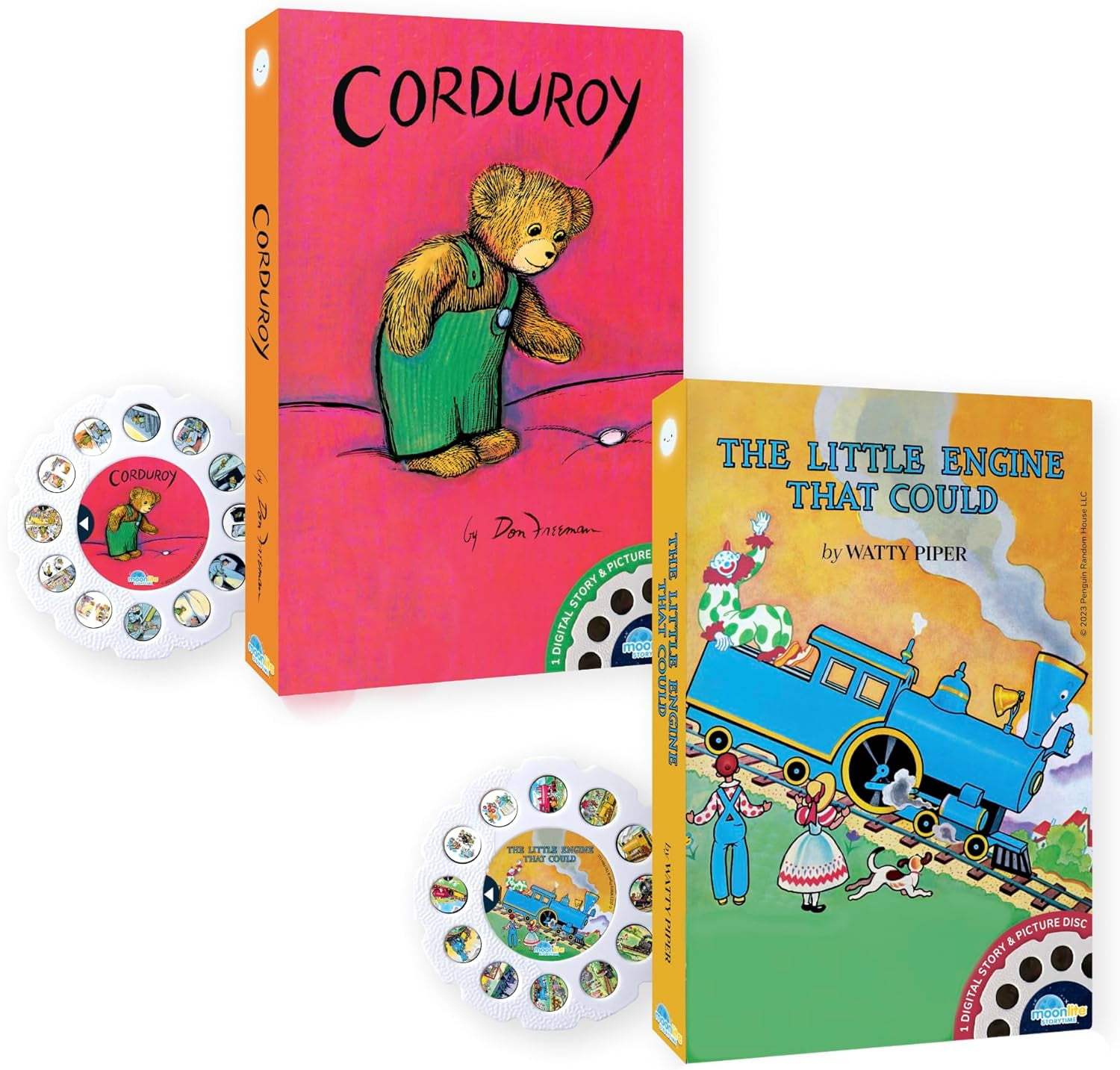 Moonlite Storytime Storybook Reels, 2 Story Set, The Little Engine That ...