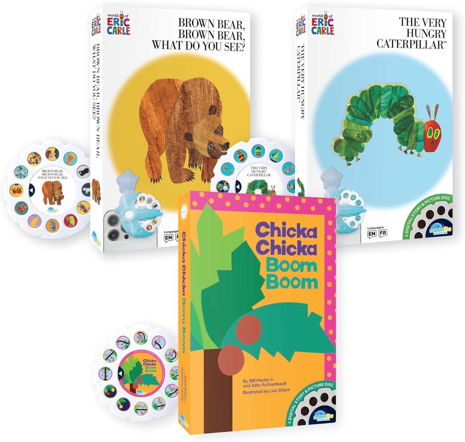 Moonlite Storytime Storybook Reels, 3 Story Set, Eric Carle The Very ...